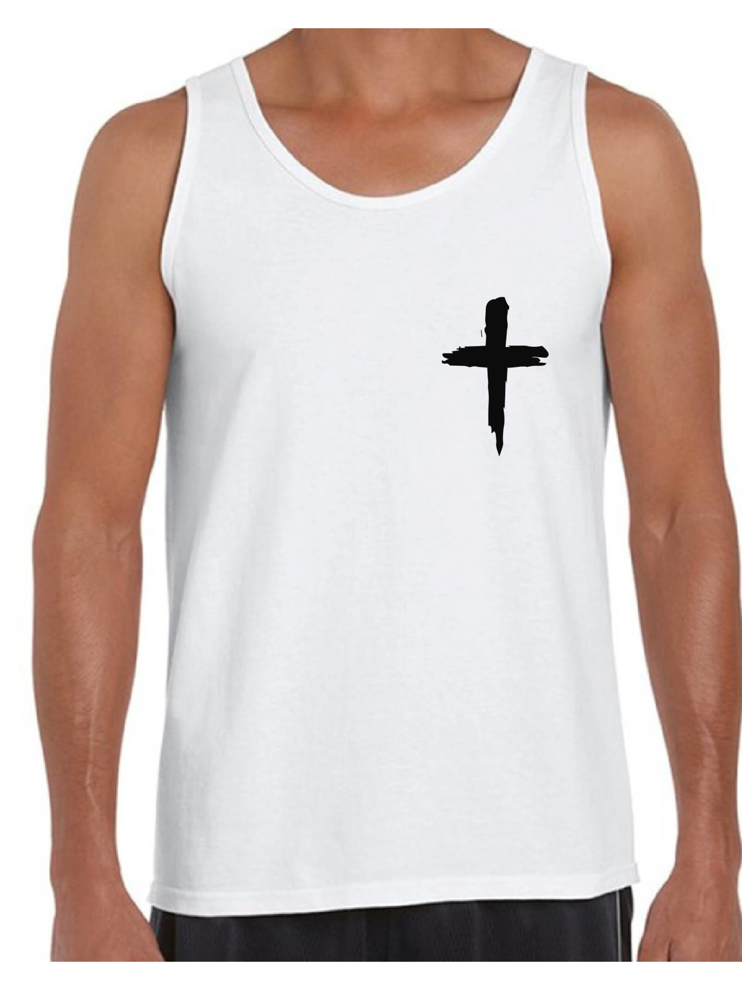 Awkward Styles Black Cross Tank Top Shirts for Men Christian Mens Tanks ...