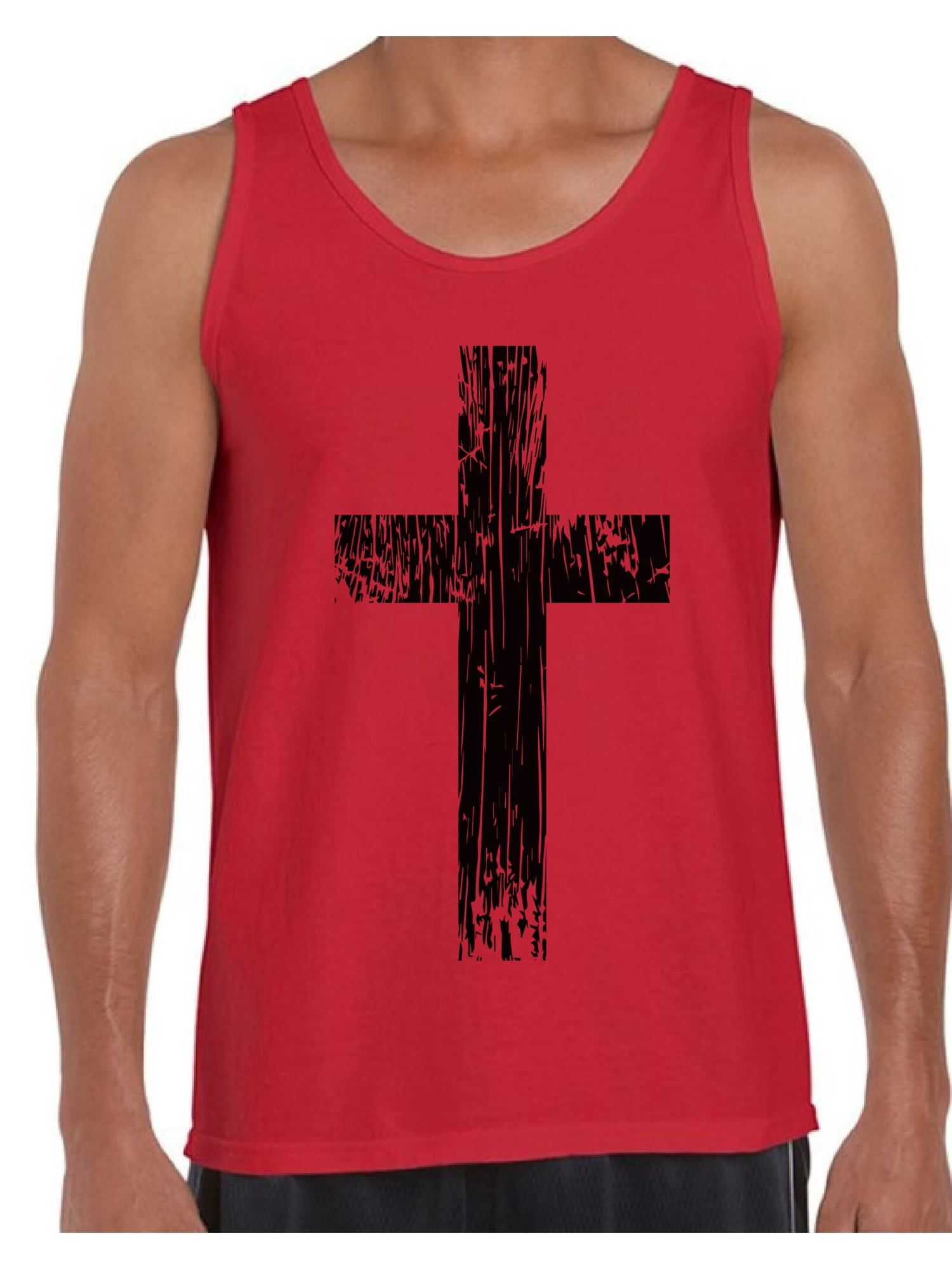 Awkward Styles Black Cross Tank Top T Shirt for Him Christian Mens ...