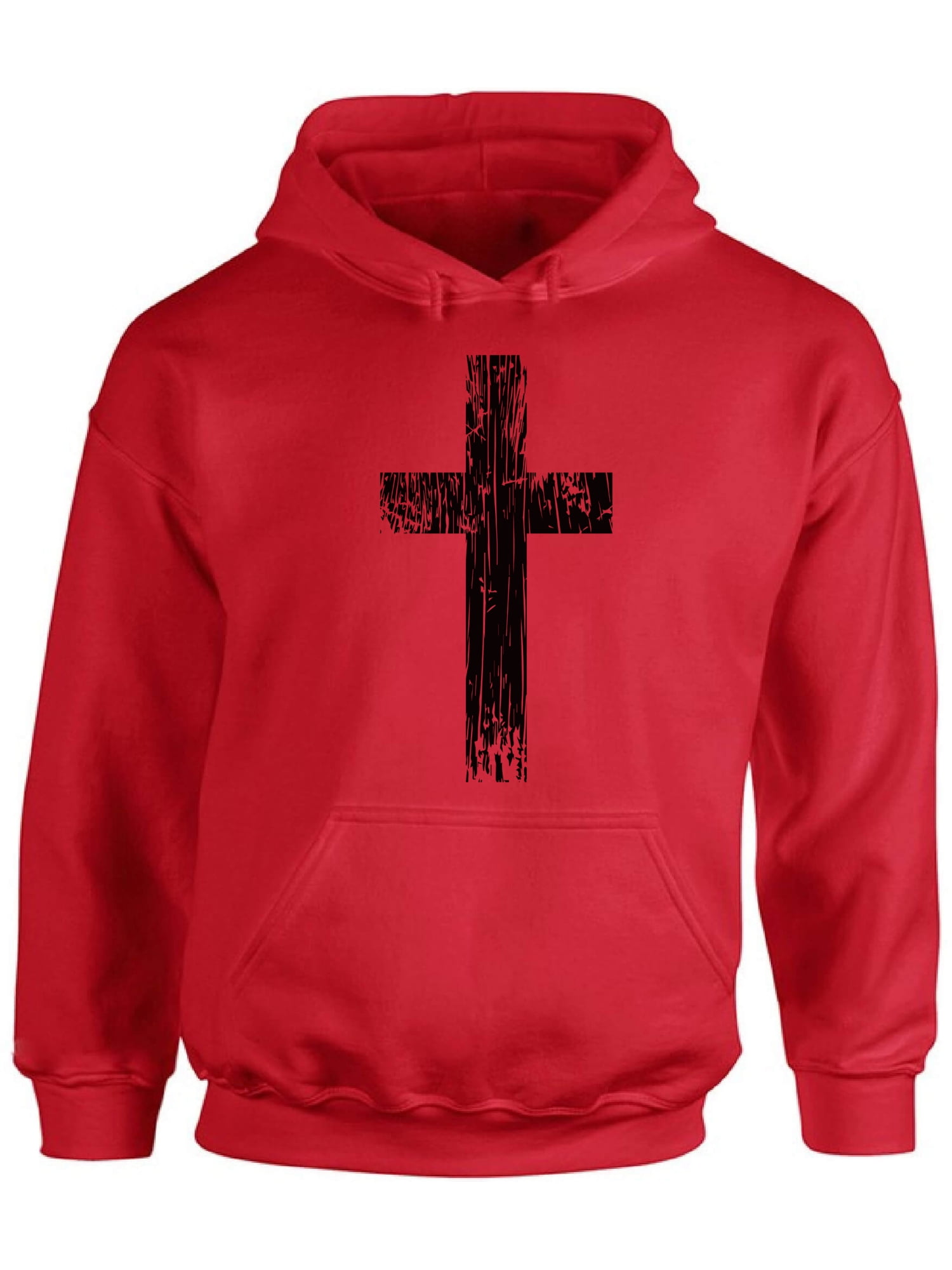 Awkward Styles Black Cross Unisex Hoodie Christ Hoodies for Him Jesus ...