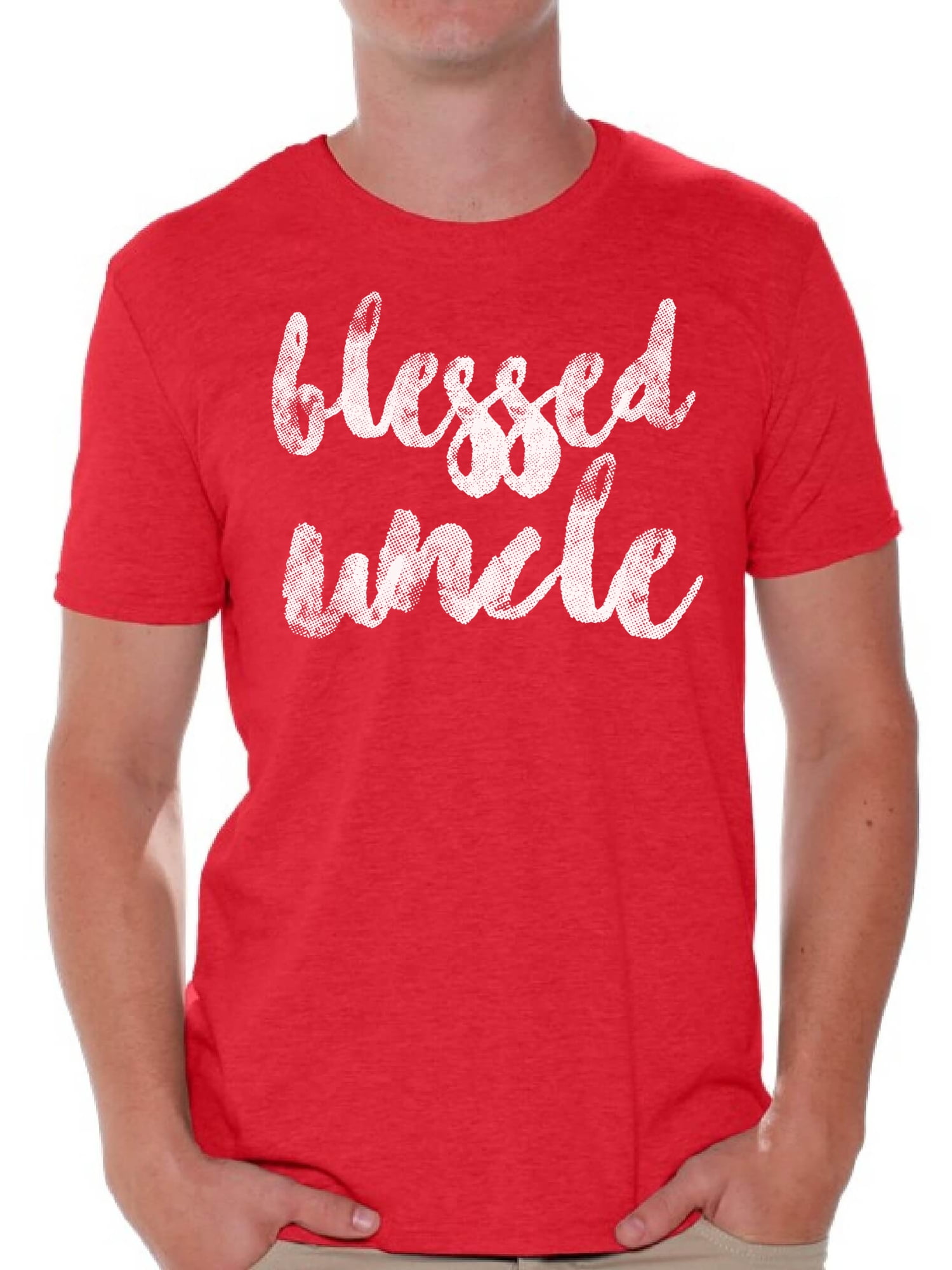 Awkward Styles Blessed Uncle T Shirt Best Uncle Shirt Father`s Day Men Shirt Father`s Made in ...