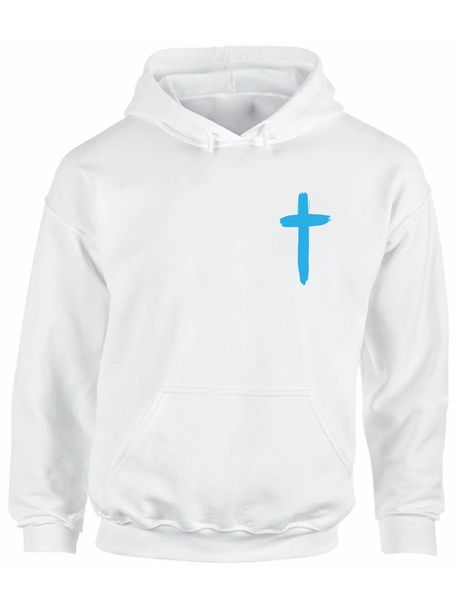 Awkward Styles Blue Cross Unisex Hoodie Christian Hoodie for Him Jesus ...