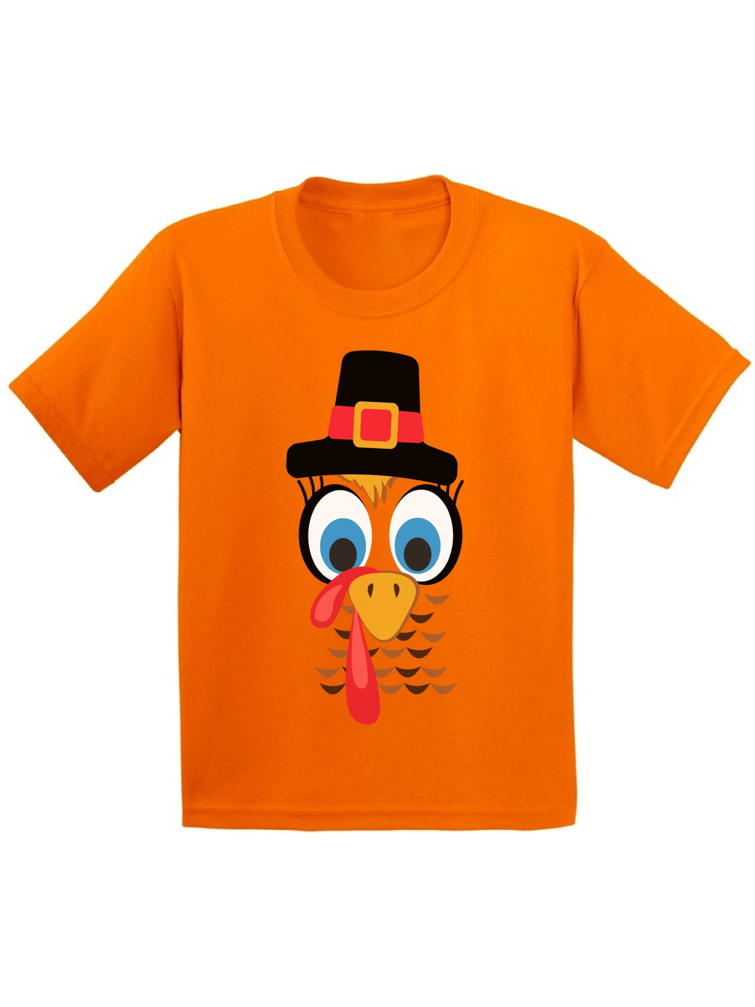 Awkward Styles Boys Thanksgiving Shirts Kids Turkey Face T-shirt ...