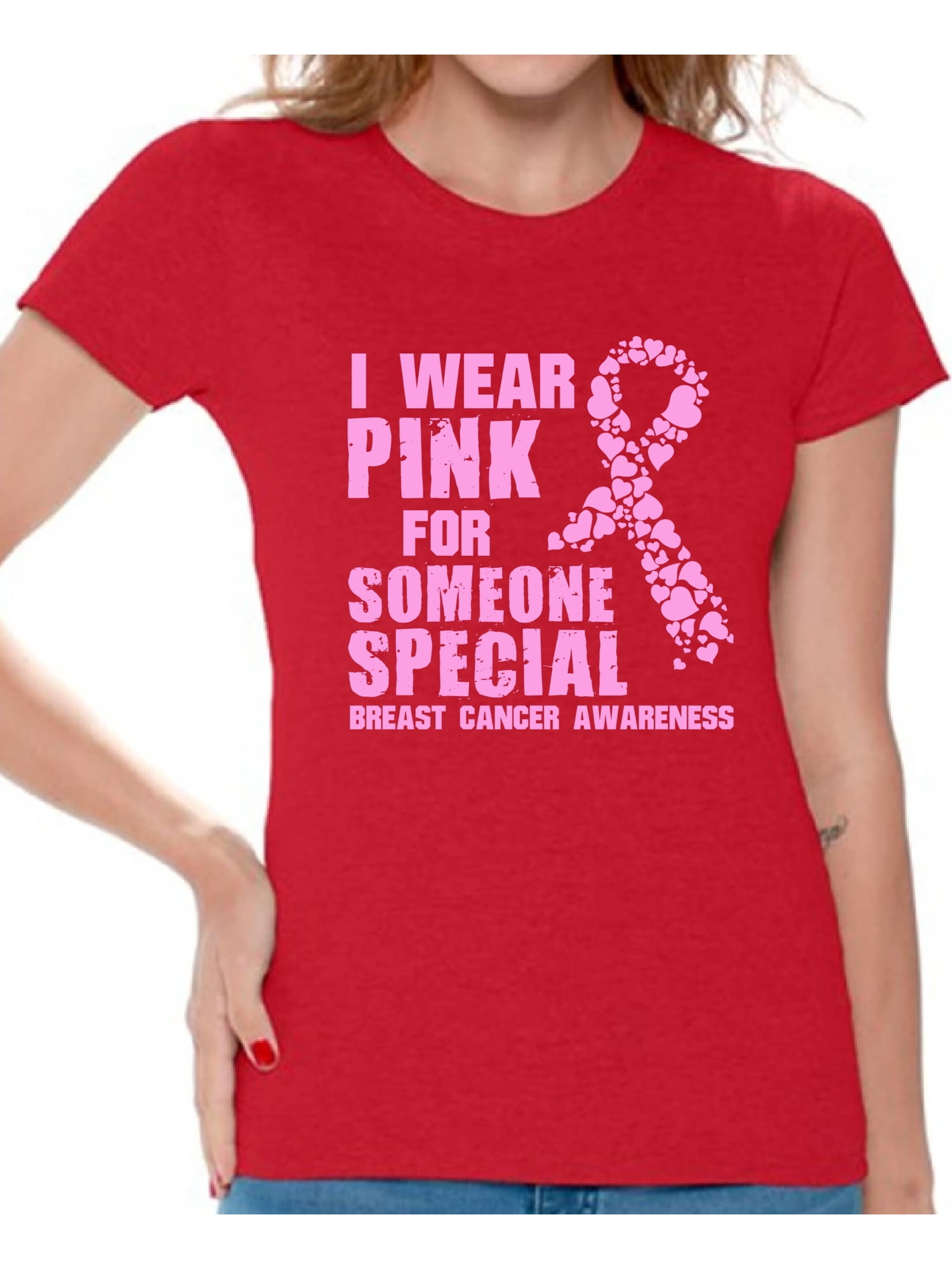Awkward Styles Breast Cancer Survivor T Shirt Pink Ribbon Tshirt for ...