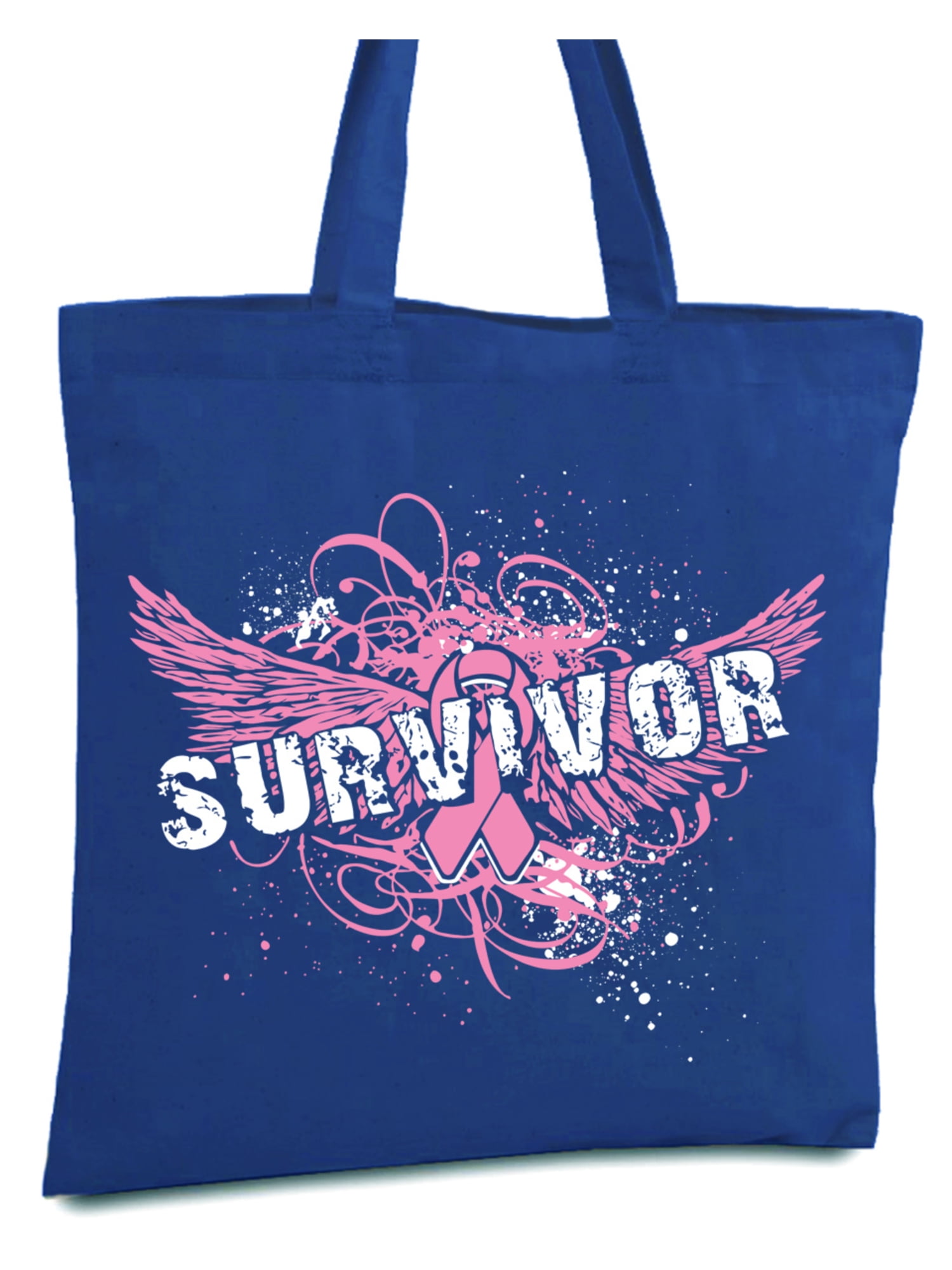 Awkward Styles Breast Cancer Survivor Tote Bag Cancer Awareness Canvas ...
