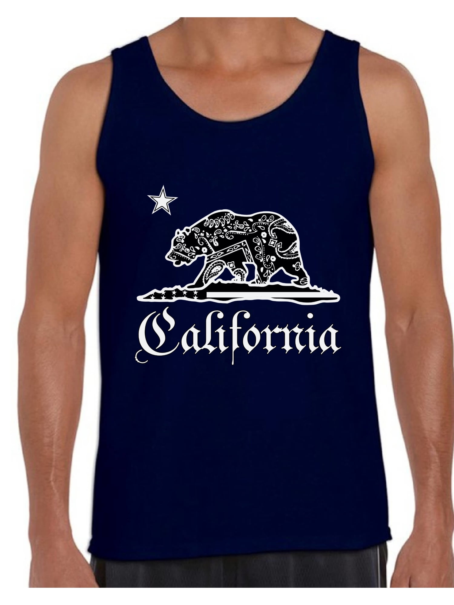 Awkward Styles California Republic Bandana Tank Top for Men California ...