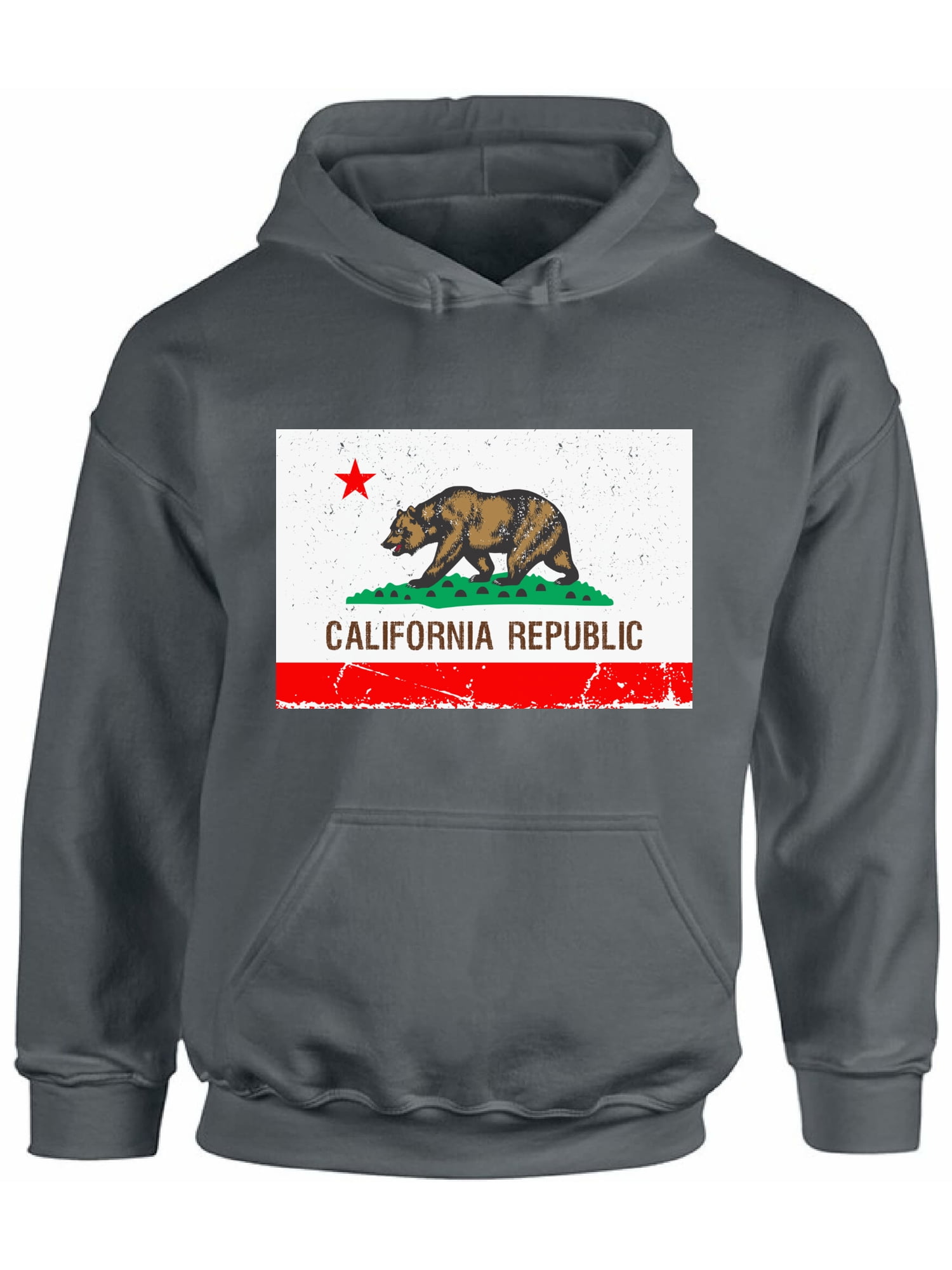 Awkward Styles California Republic Flag Hooded Sweatshirt California ...