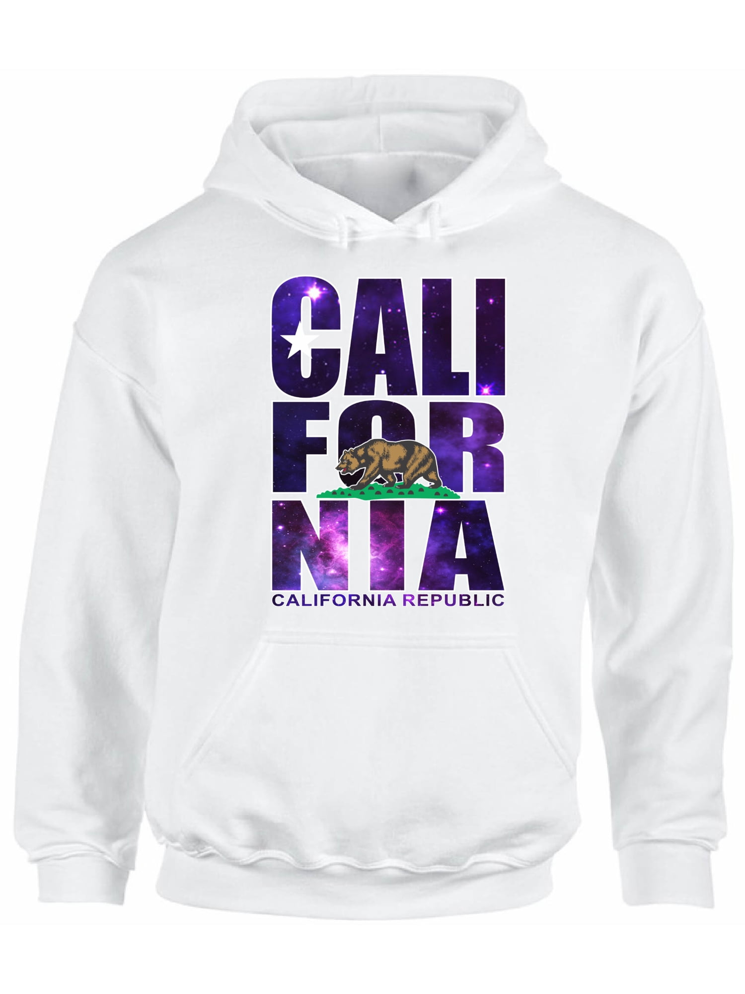 Awkward Styles California Republic Galaxy Hooded Sweatshirt California ...
