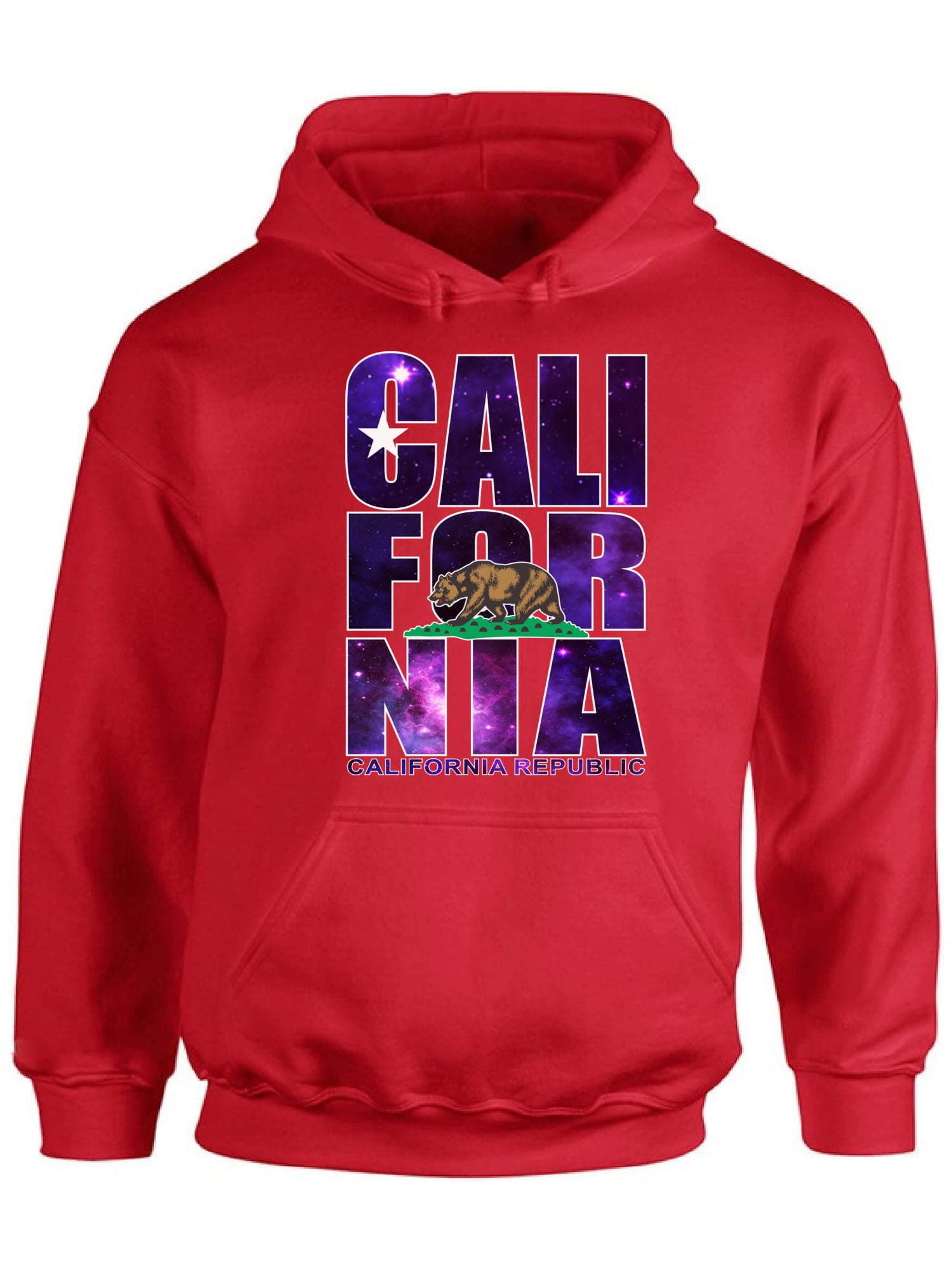 Awkward Styles California Republic Galaxy Hooded Sweatshirt California ...