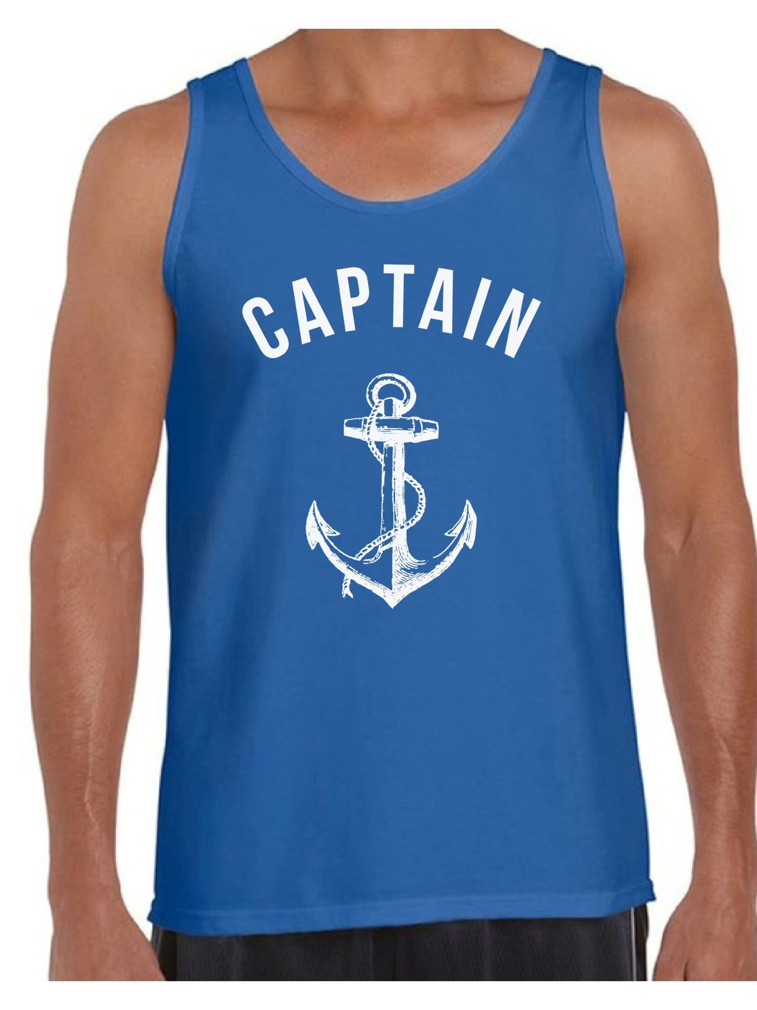 Awkward Styles Captain Tank Top for Men Sea Tank Top for Him Marine Clothing Collection Mister ...