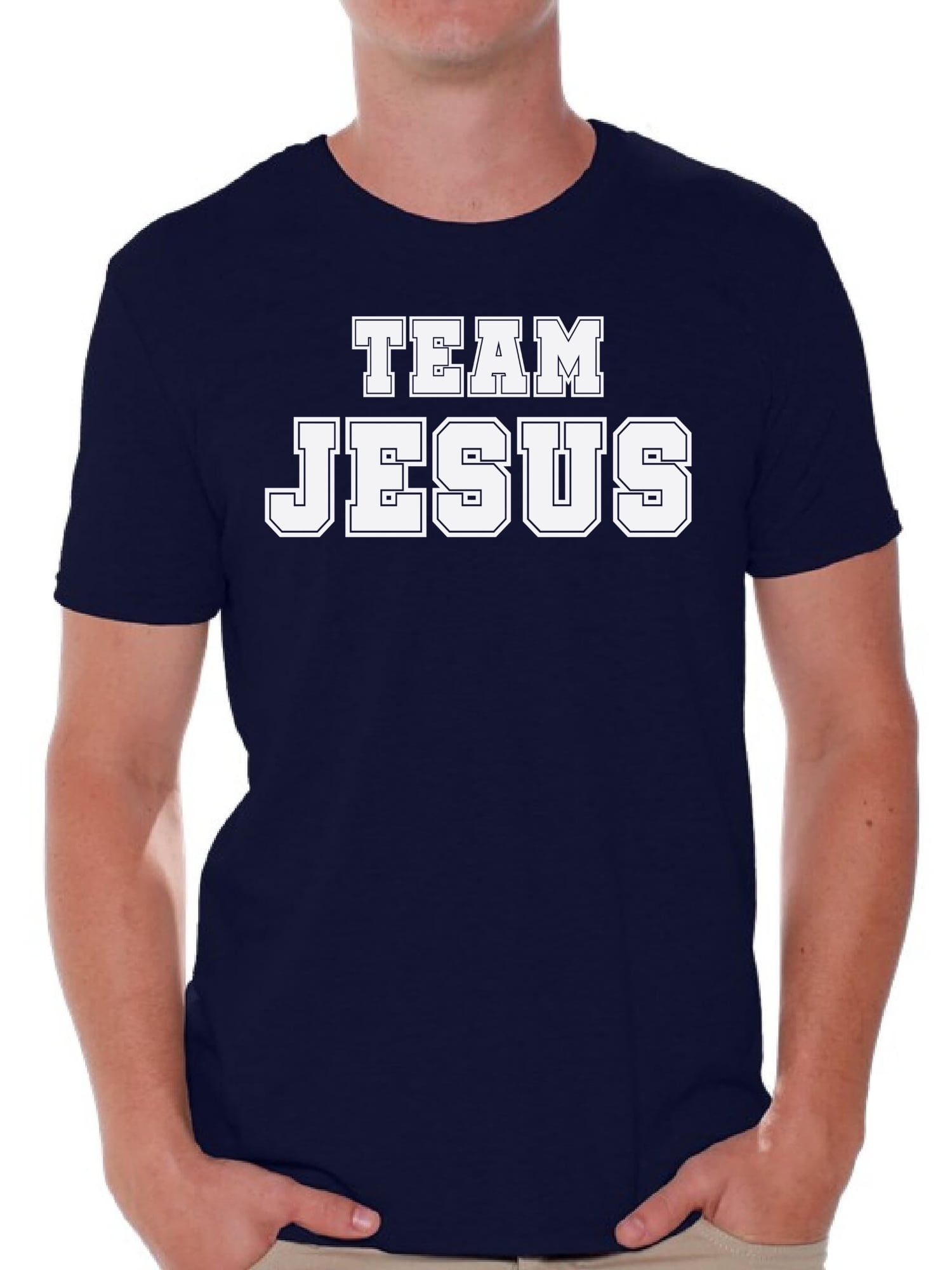 Awkward Styles Christian Clothes for Men Team Jesus T Shirt for Men ...