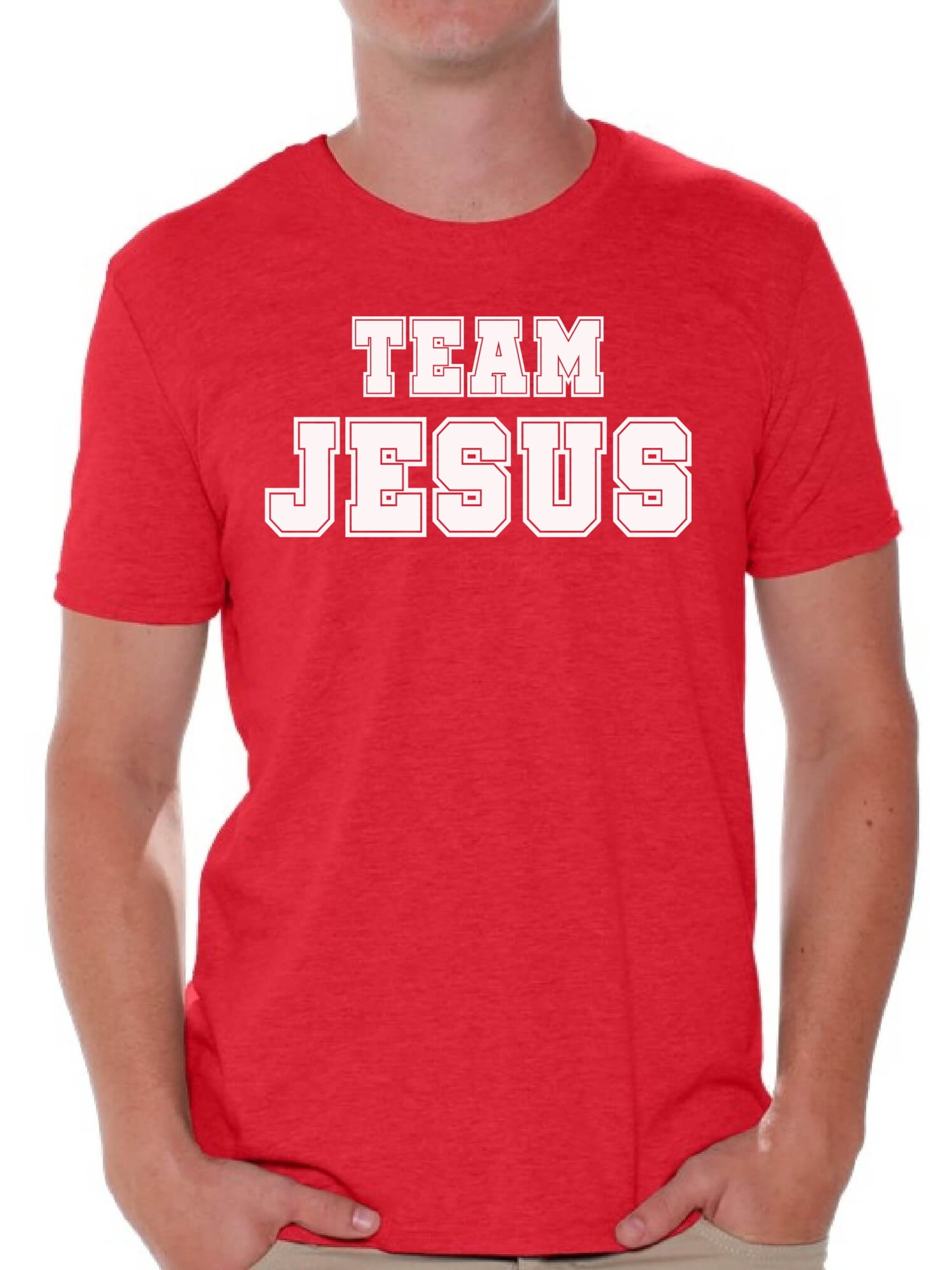 Awkward Styles Christian Clothes for Men Team Jesus T Shirt for Men ...
