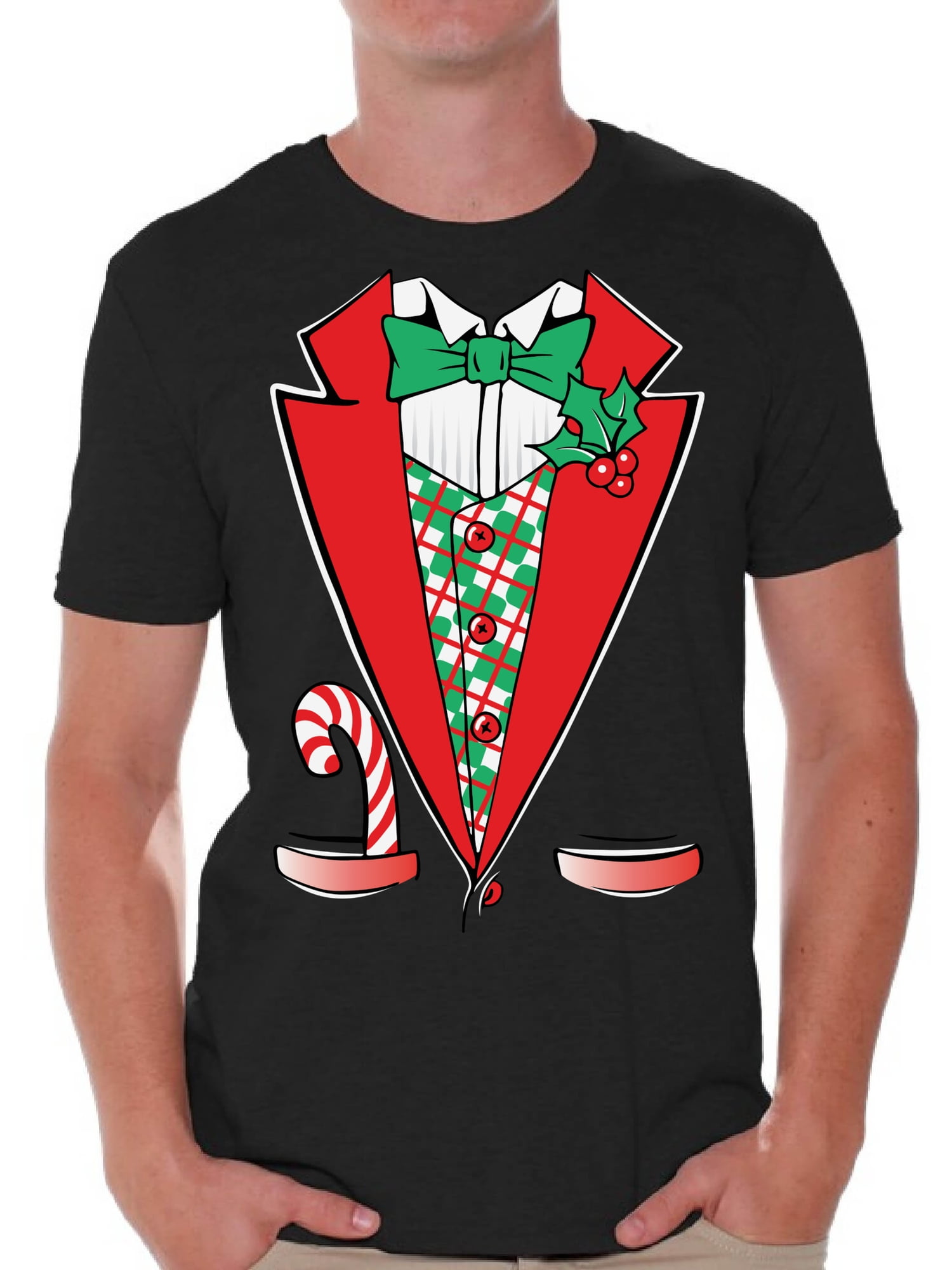 Awkward Styles Christmas Tuxedo Costume Christmas Shirt Men's Holiday ...