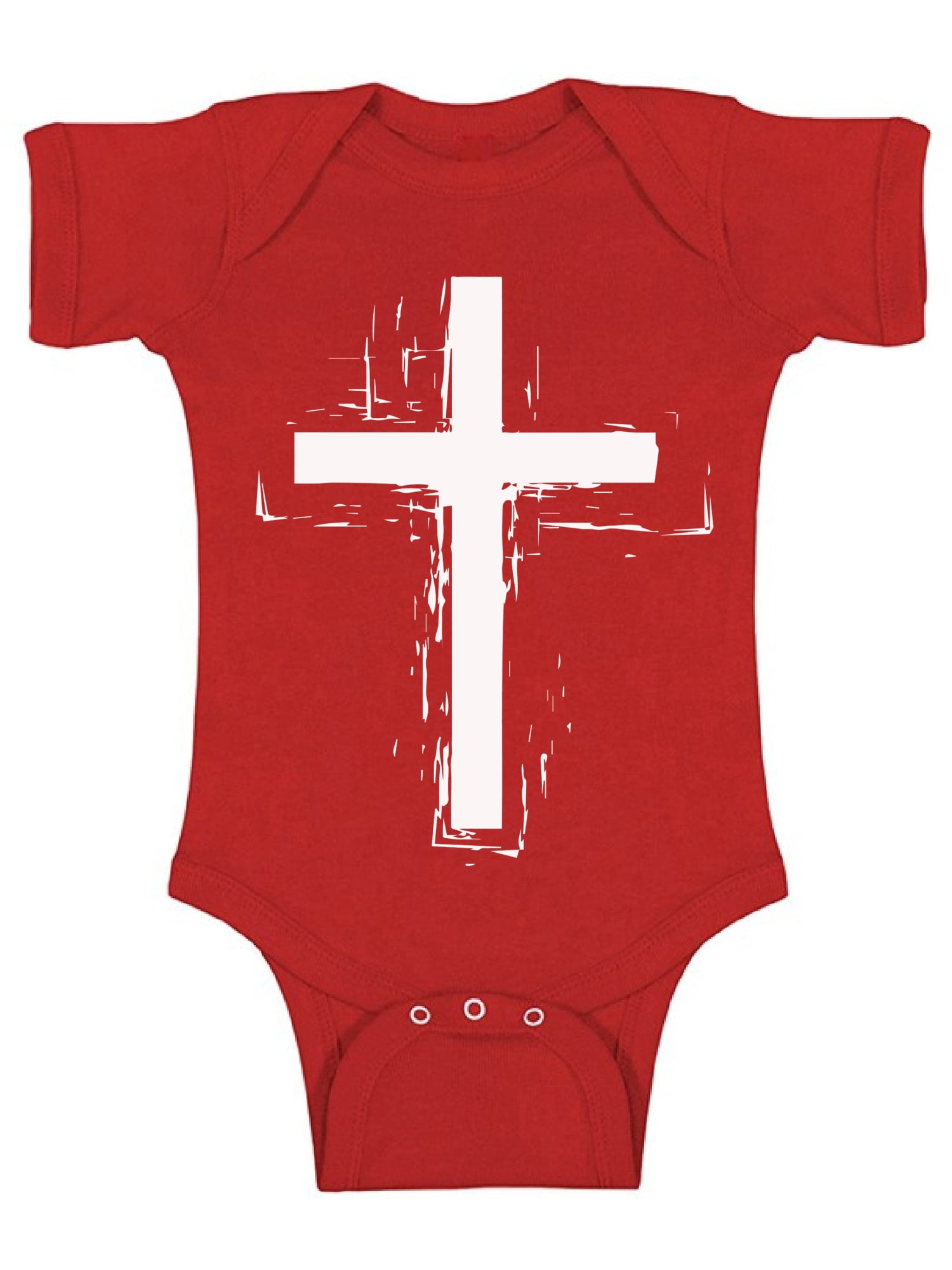Awkward Styles Cross Baby Bodysuit Jesus Short Sleeve Top for Newborn ...
