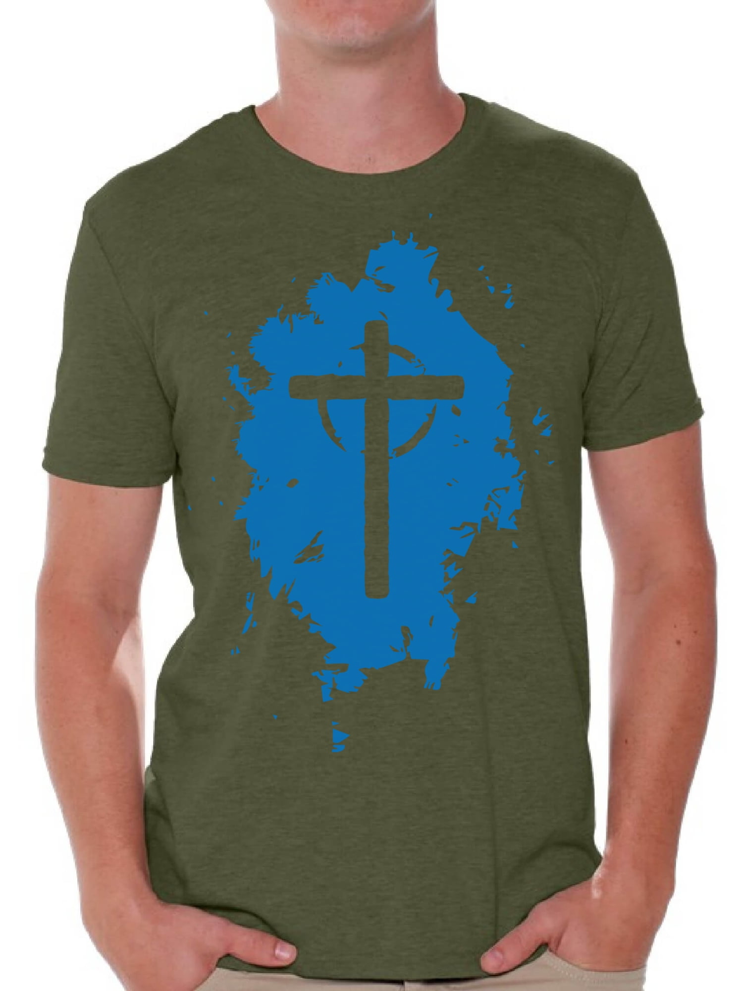 Awkward Styles Cross Shirt For Men Christian Mens Shirts Christian