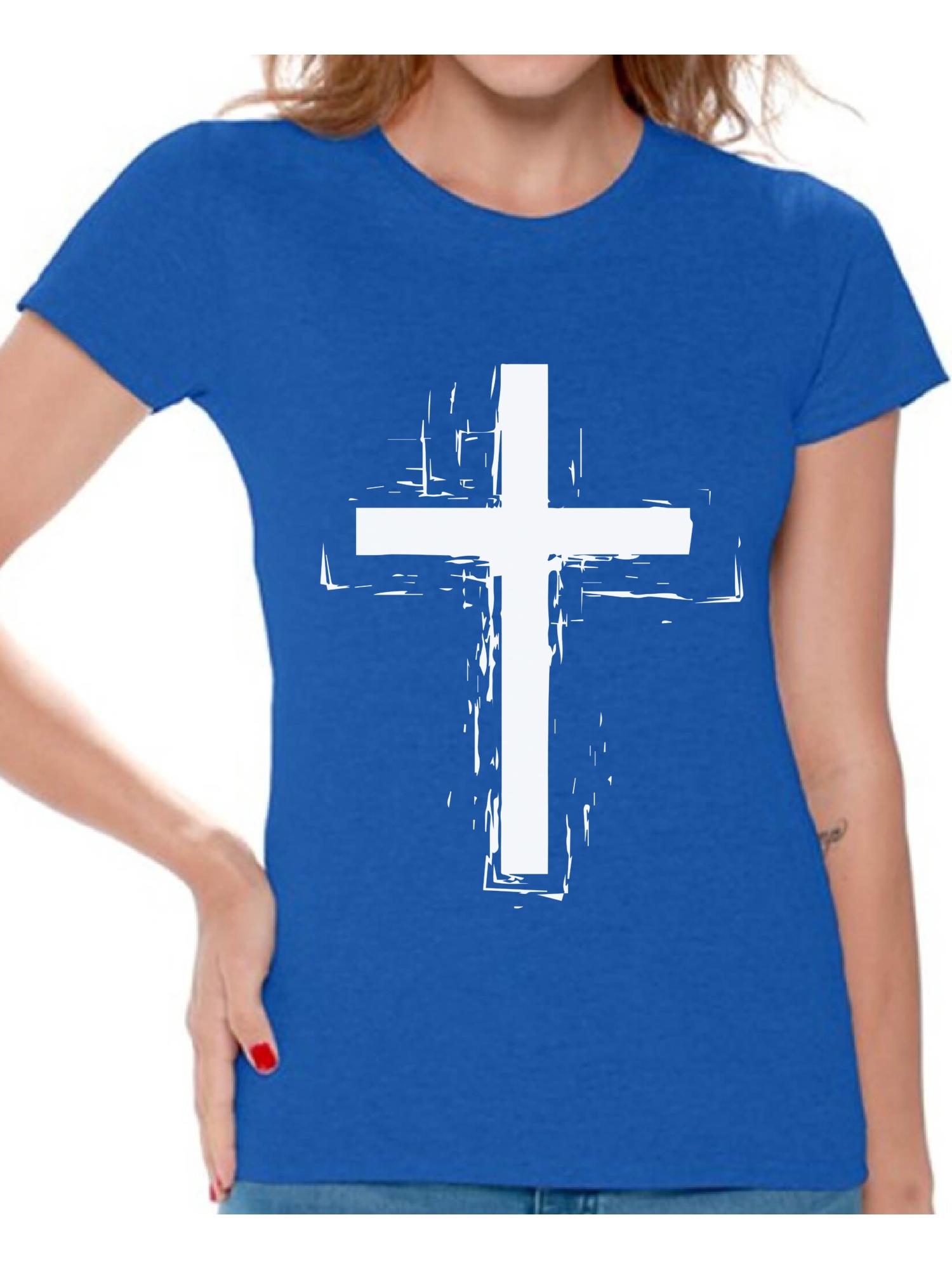 Awkward Styles Cross T Shirt for Women Christian Cross Clothes for ...