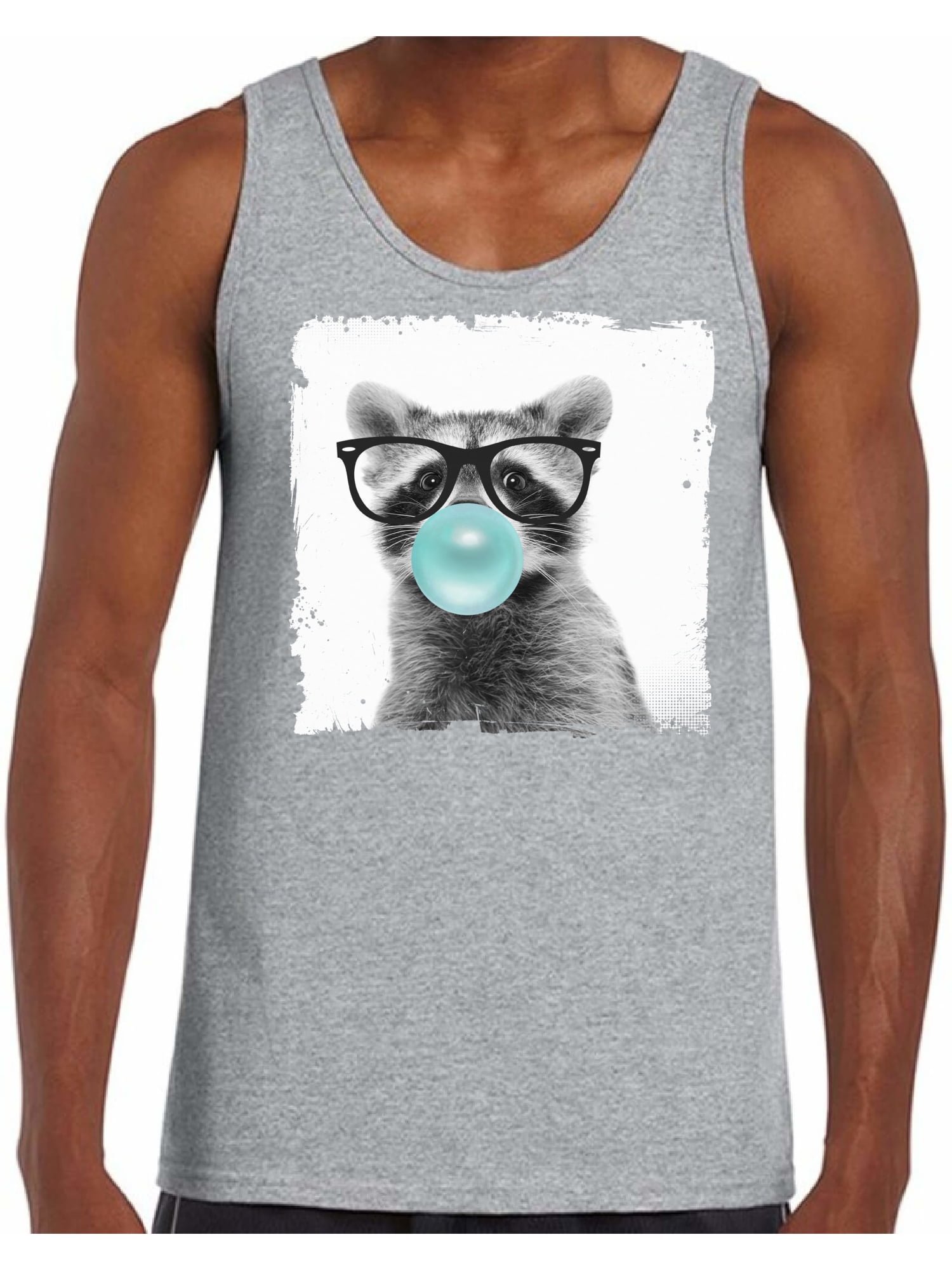 Awkward Styles Cute Animal Gifts Raccoon Clothing Raccoon Tank Top Men ...