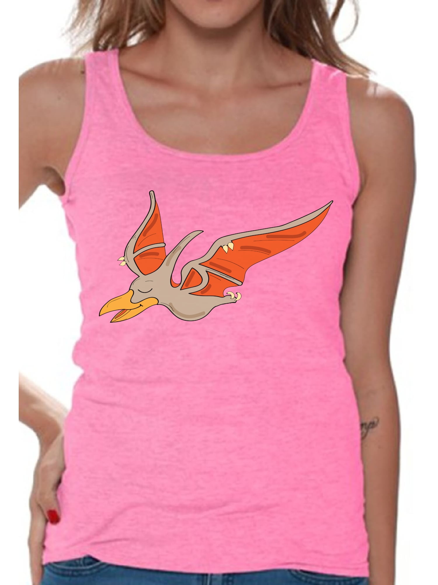 Awkward Styles Cute Dinosaur Tanks Pteranodon Shirts for Women ...