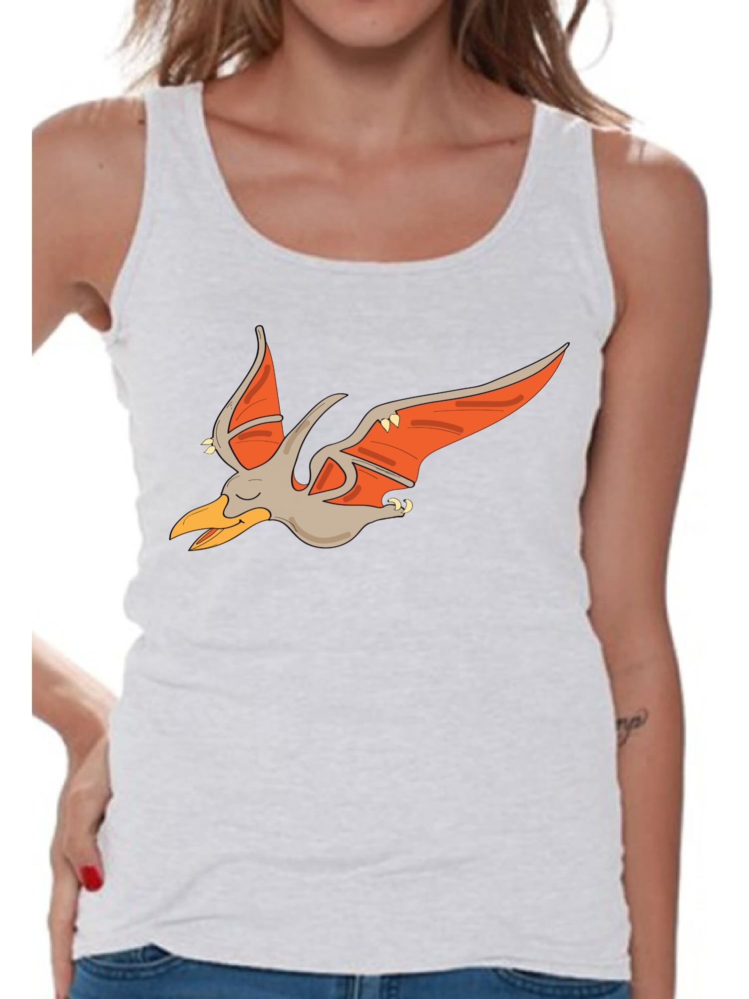 Awkward Styles Cute Dinosaur Tanks Pteranodon Shirts for Women ...