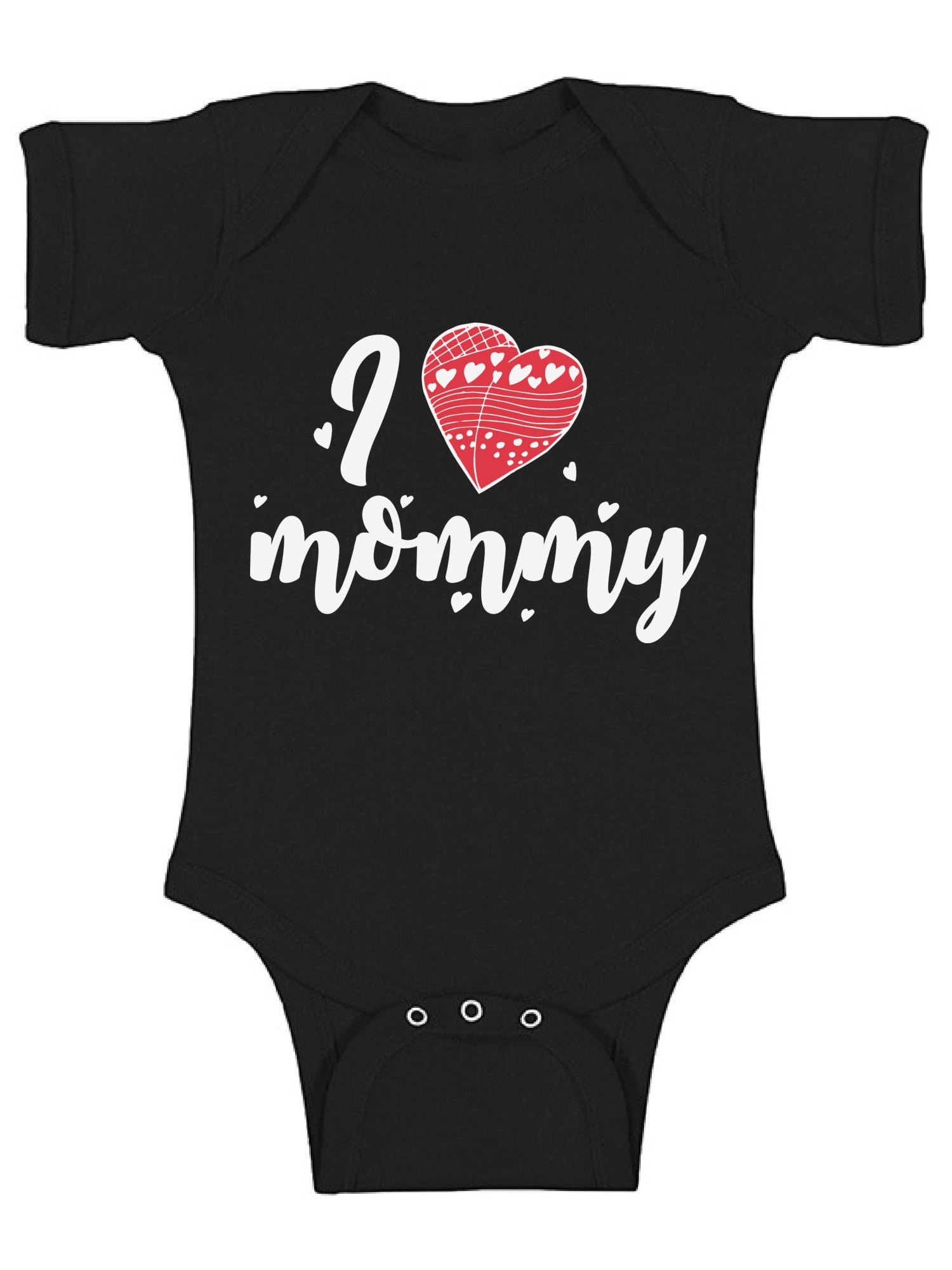 Awkward Styles Cute Red Heart One Piece Best Mom Ever Newborn Babies ...