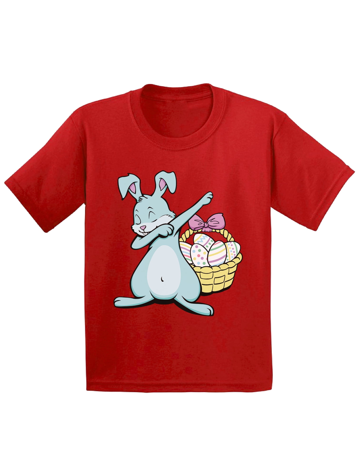 Awkward Styles Dabbing Easter Bunny Youth Shirt Easter T Shirt Kids ...