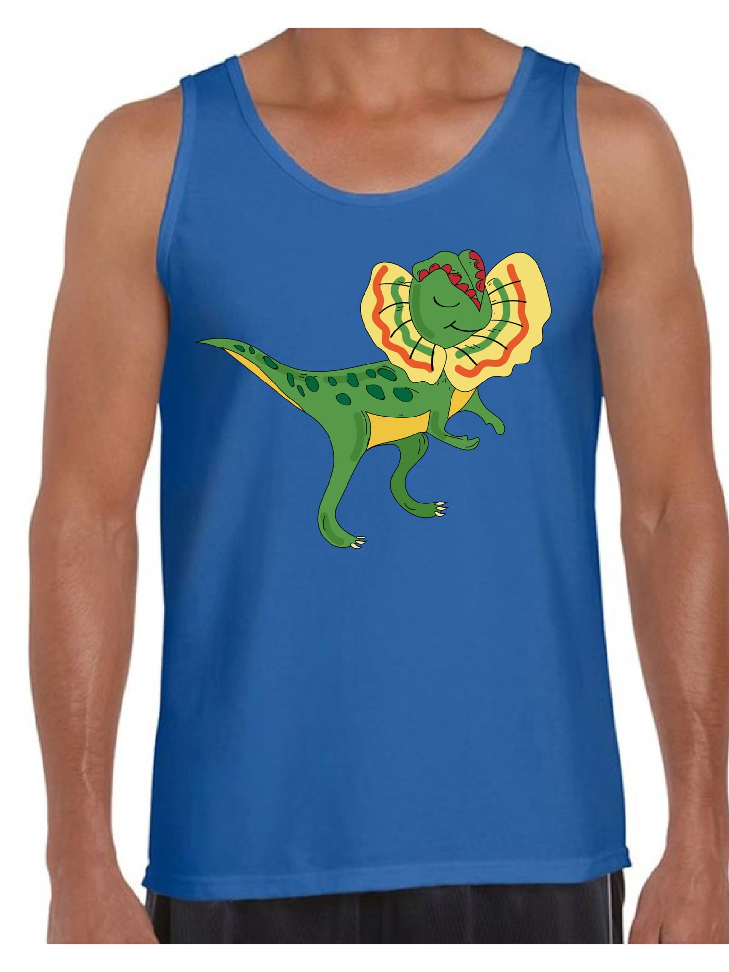 Awkward Styles Dinosaur Tank Top for Men Dilophosaurus Tanks for Men ...