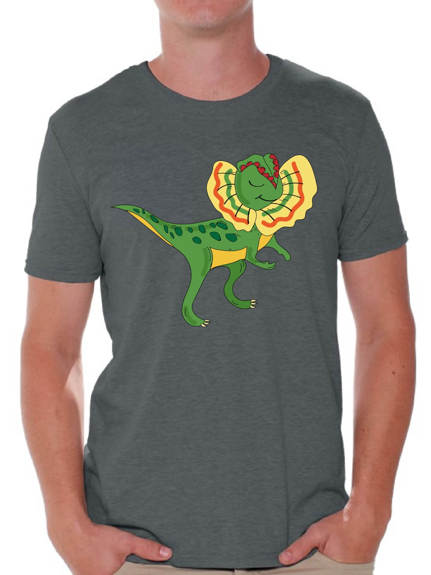 Awkward Styles Dinosaur Tshirt Dilophosaurus T-Shirt for Men ...
