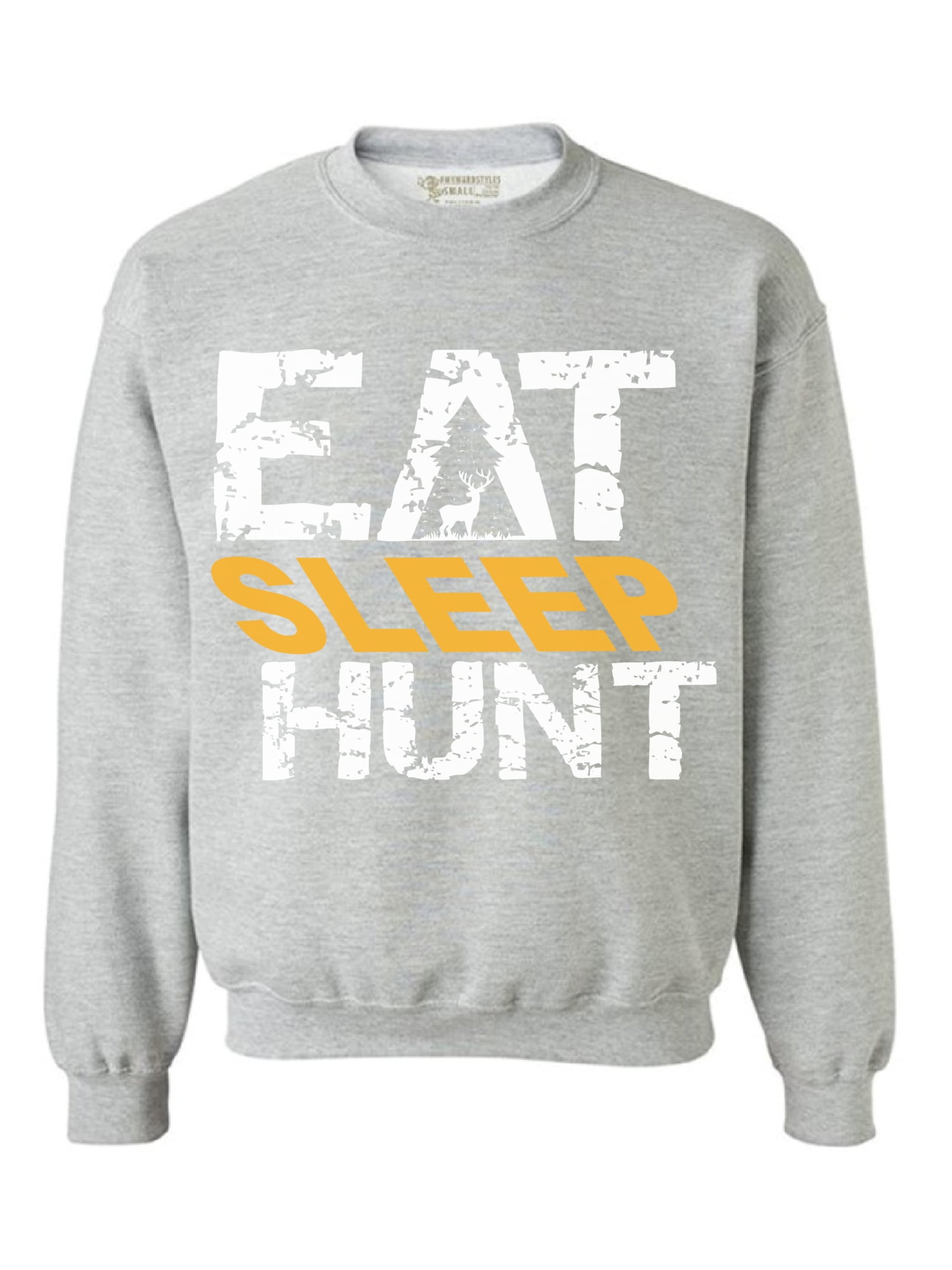 Awkward Styles Eat Sleep Hunt Unisex Crewneck Hunter Sweater for Men I ...