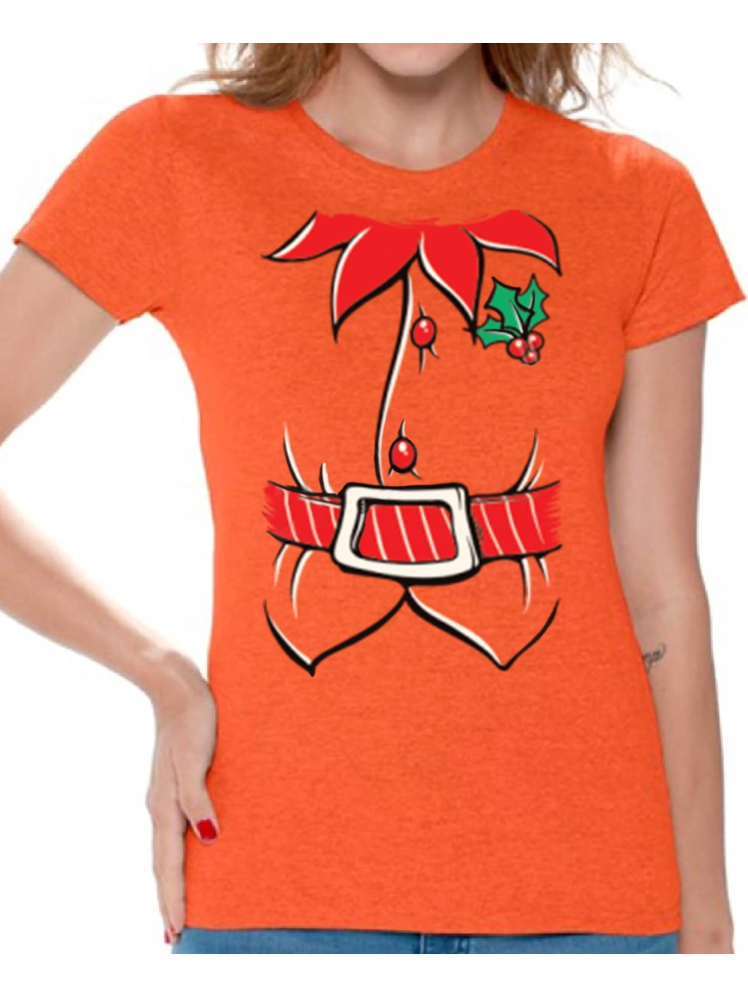 Awkward Styles Elf Costume Christmas Shirts for Women Elf Suit Women's ...