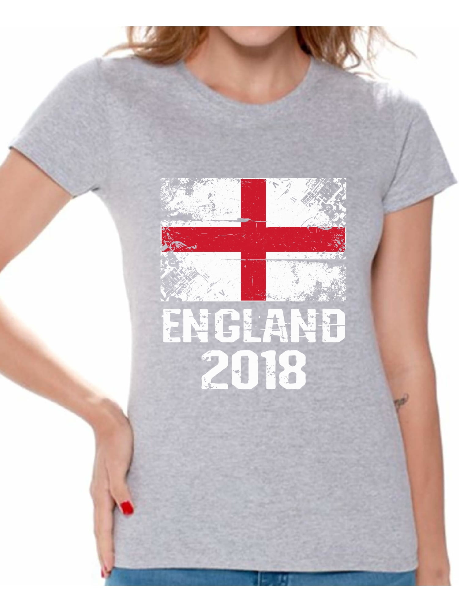 Awkward Styles England 2018 Shirt for Women English Flag Shirts Soccer ...