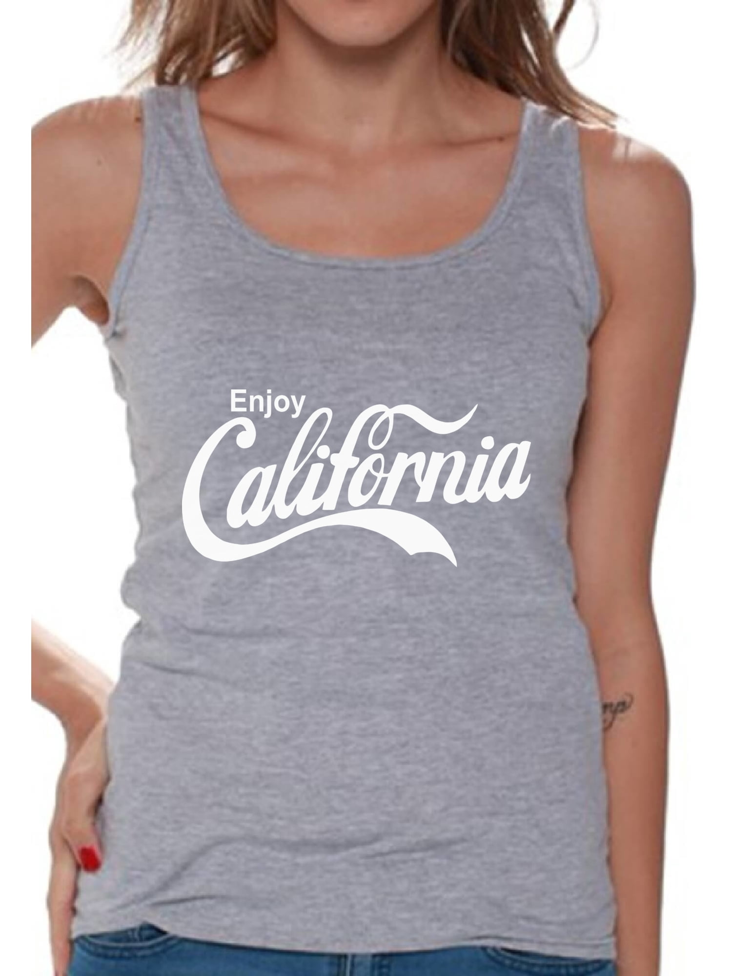 Awkward Styles Enjoy California Tank Top for Women California Tank Tops ...