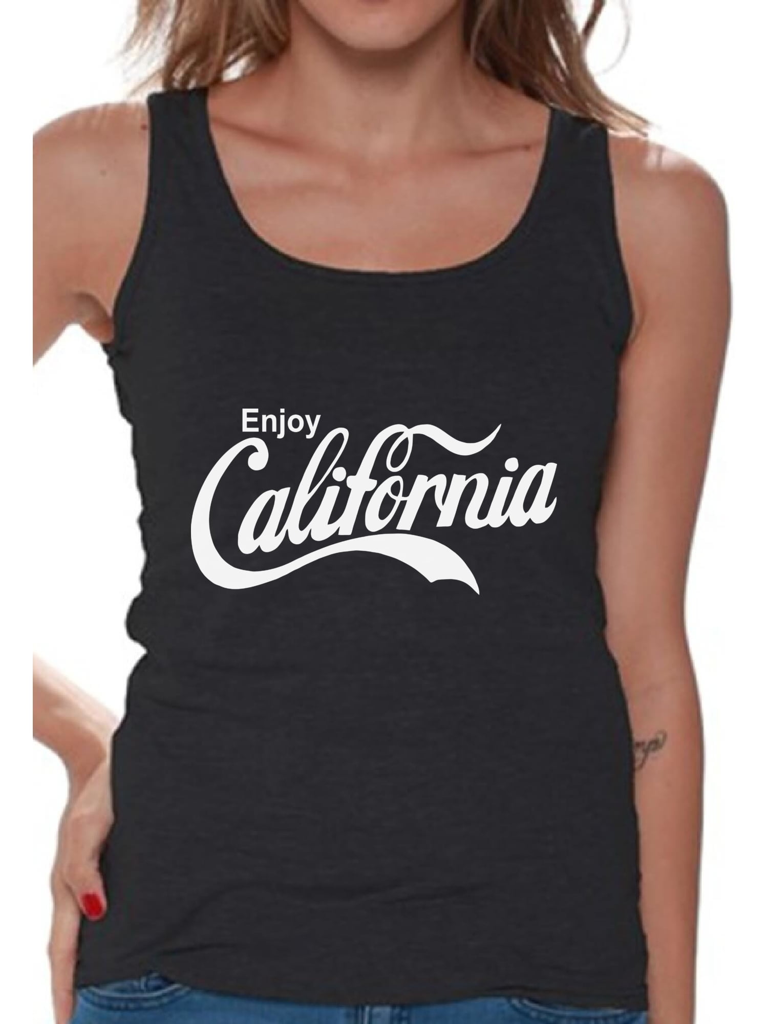 Awkward Styles Enjoy California Tank Top for Women California Tank Tops ...