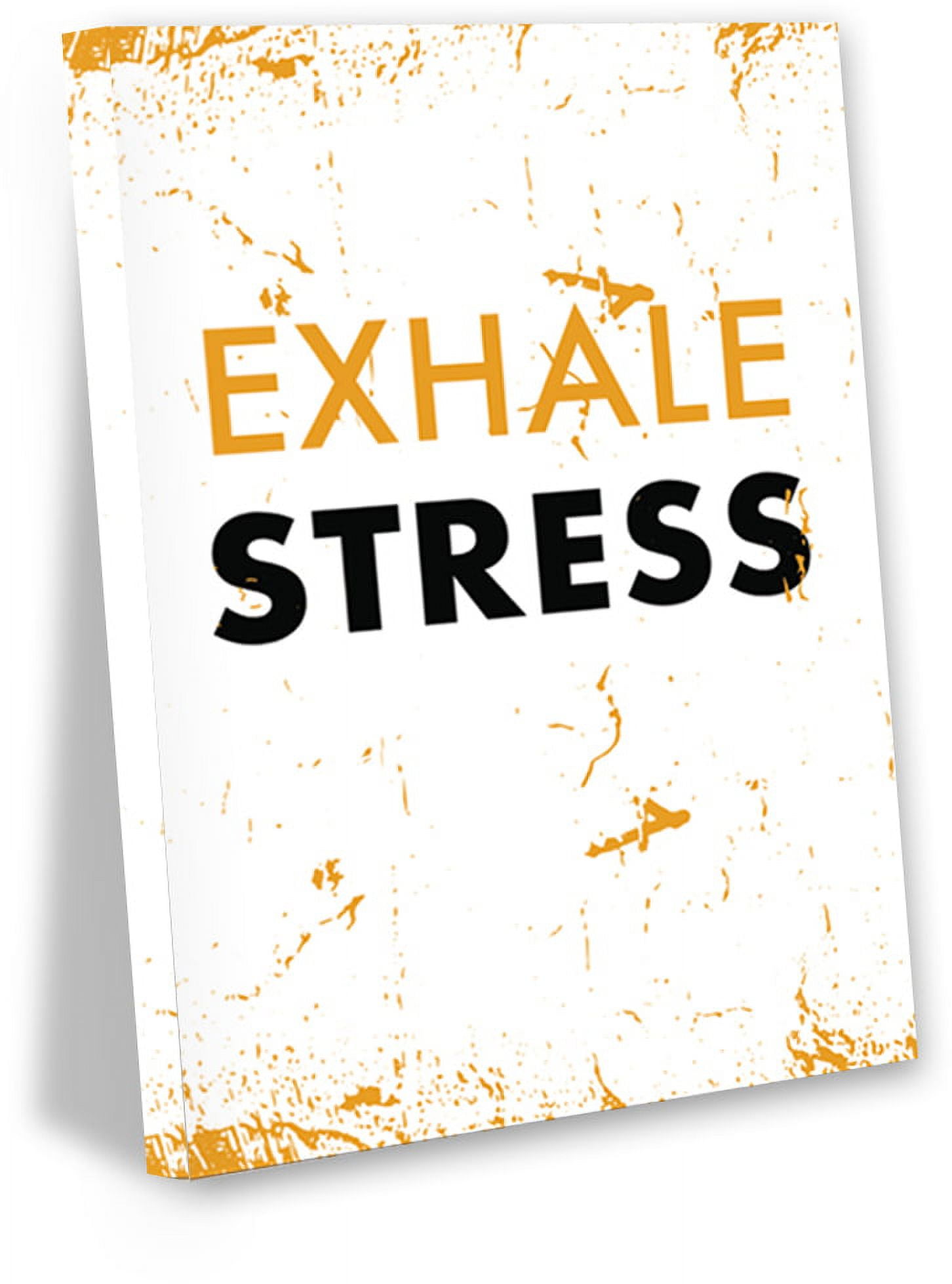 Awkward Styles Exhale Stress Wall Decor Inspirational Quotes Wall Art ...