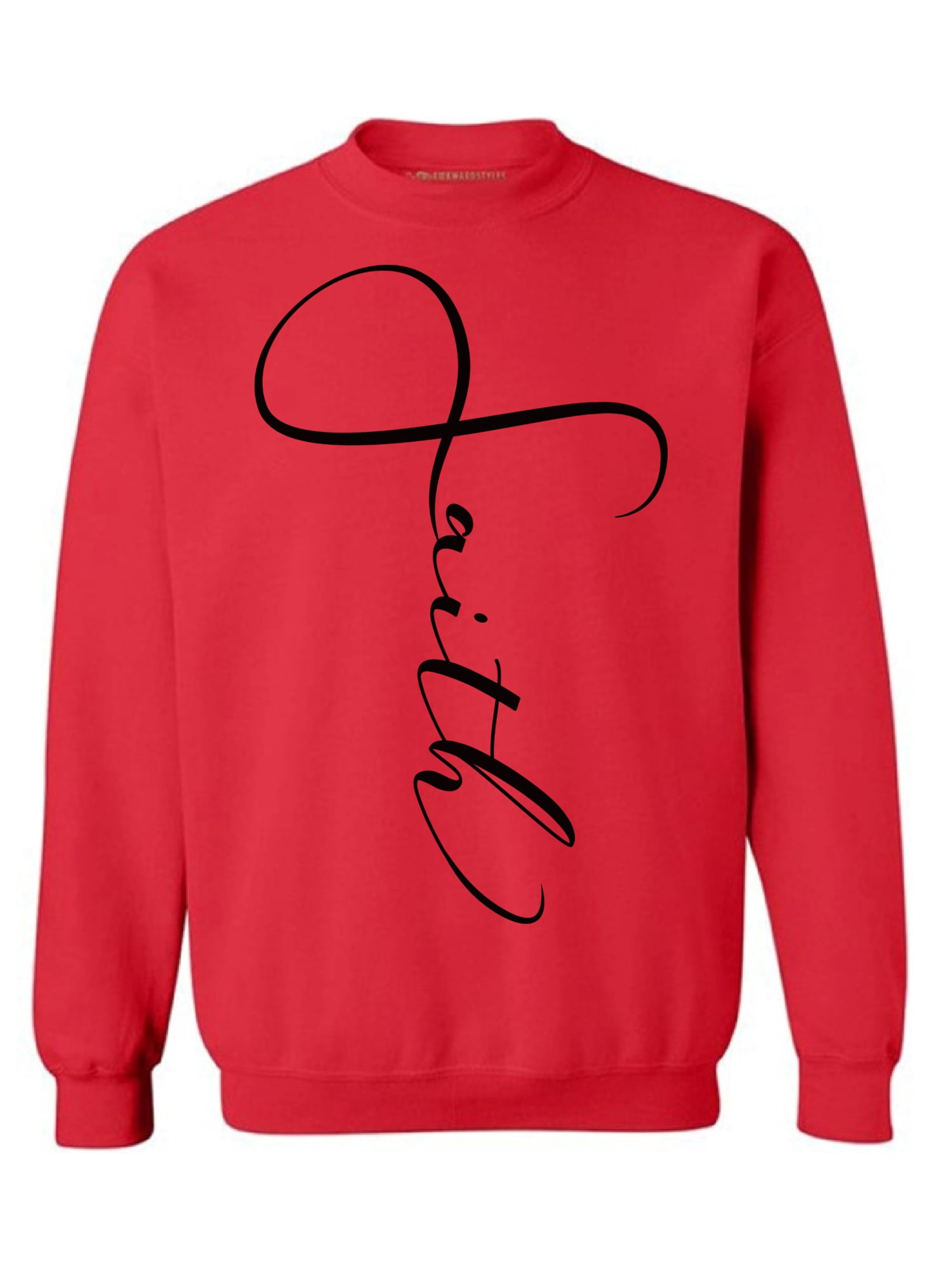 Awkward Styles Faith Clothes Collection Black Crewneck for Women Faith ...