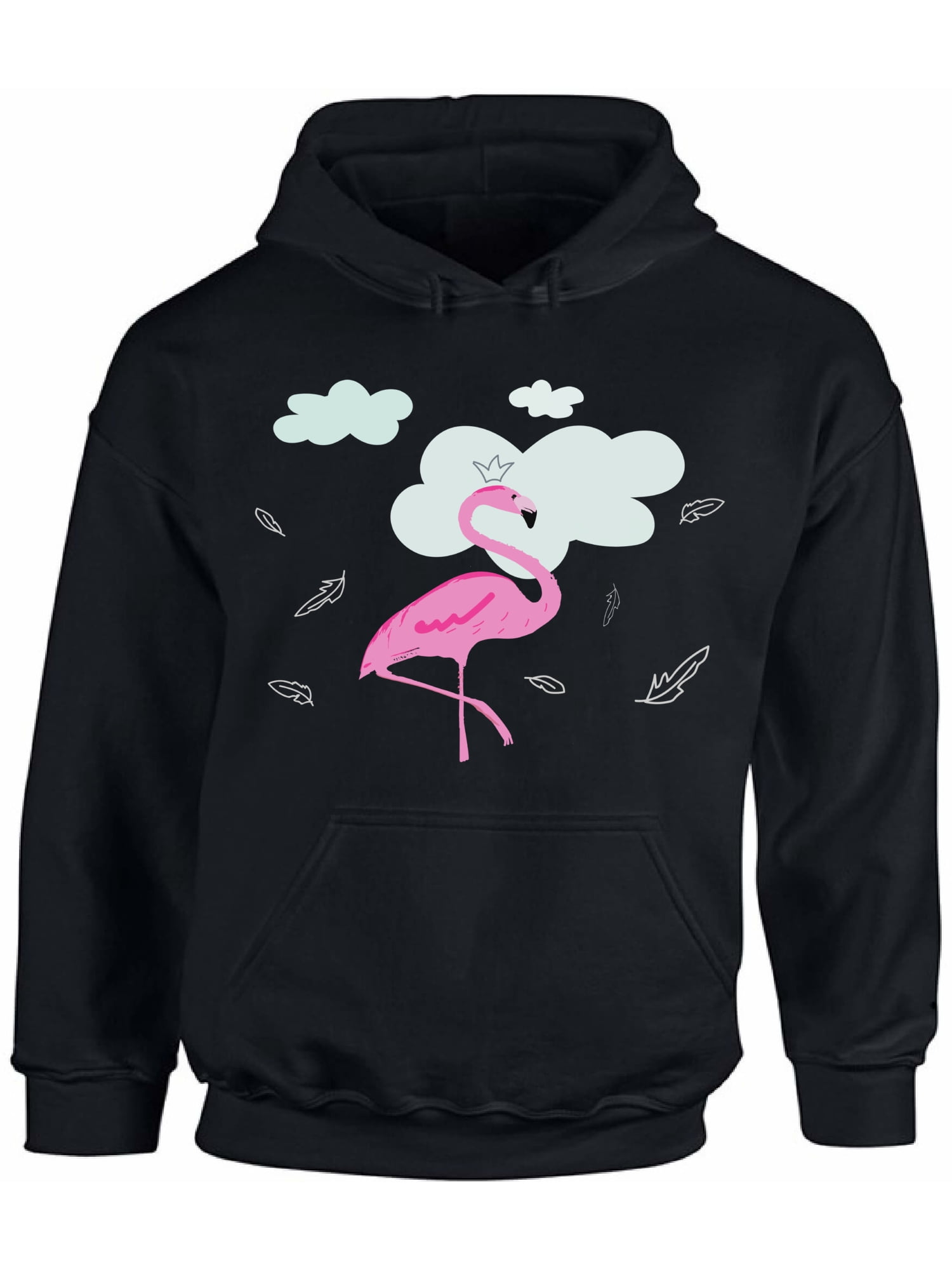 Awkward Styles Flamingo in Clouds Unisex Hoodie Pink Flamingo Hoodie ...