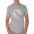 Awkward Styles Flamingo and Orchids T Shirt for Men Summer Mens Shirts ...