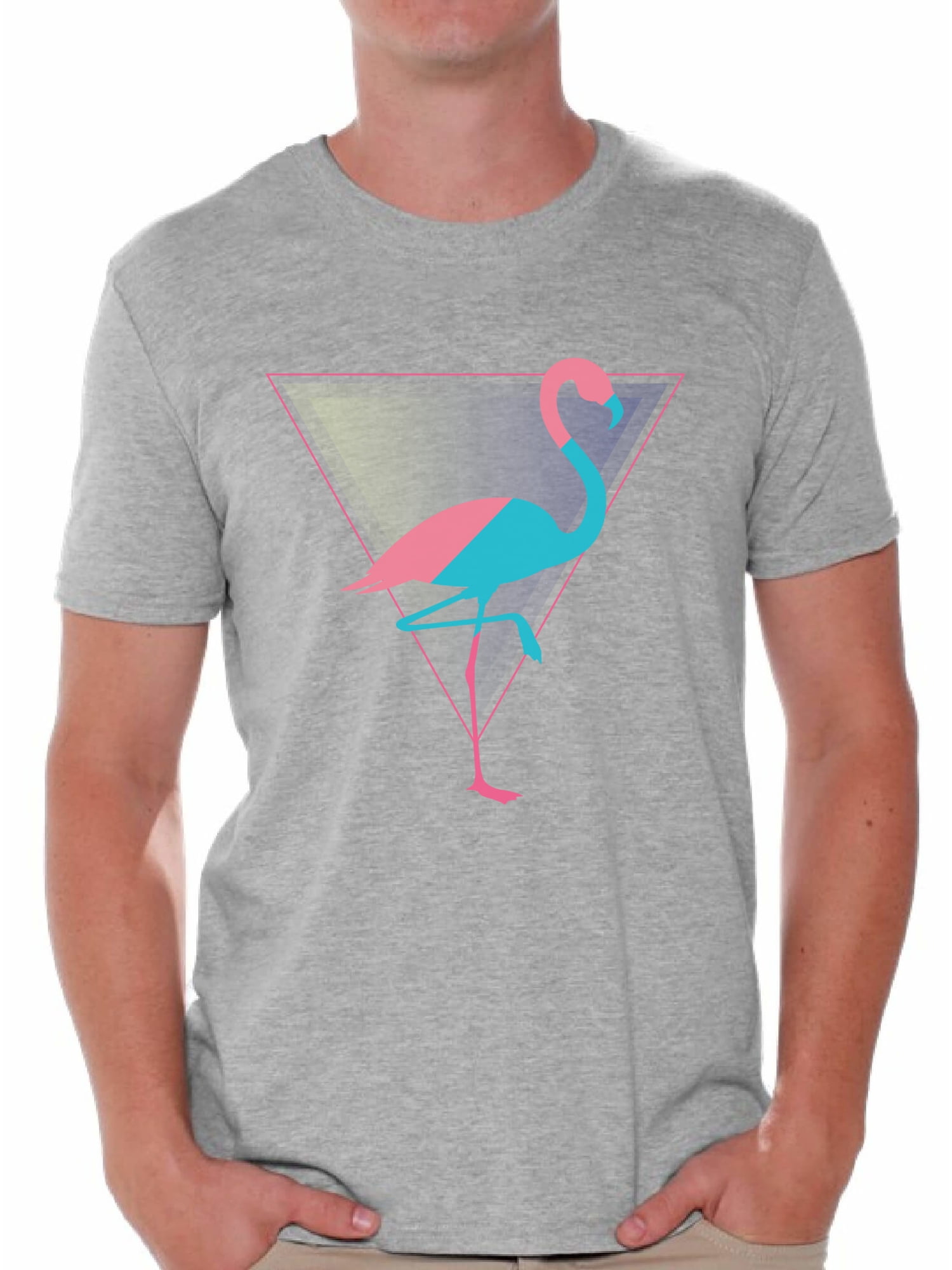 Awkward Styles Flamingo Party Tshirt for Men Retro Flamingo Shirt ...