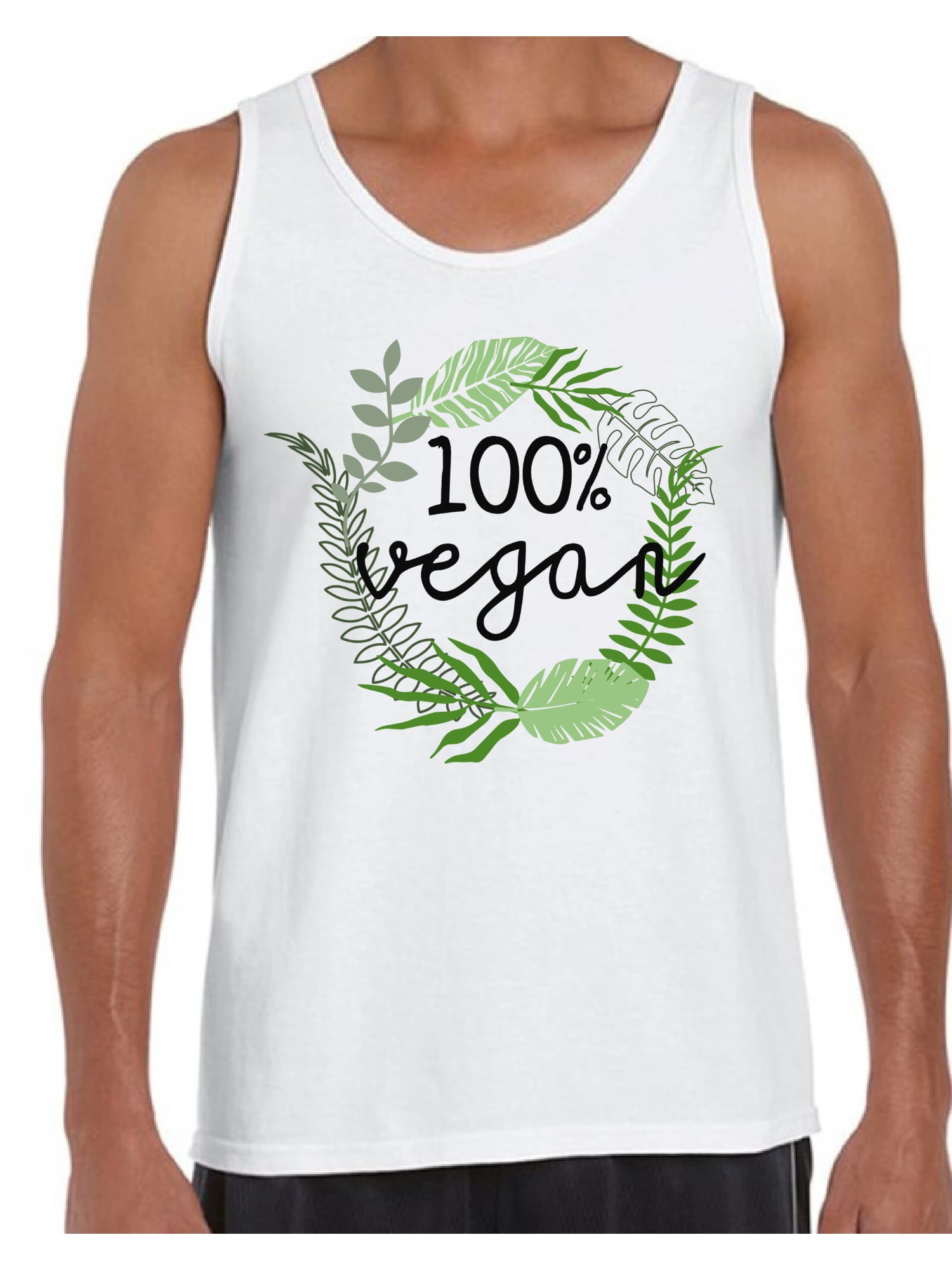 Awkward Styles Foliage Tank Top for Men Men's Shirts Vegetarian Tank ...