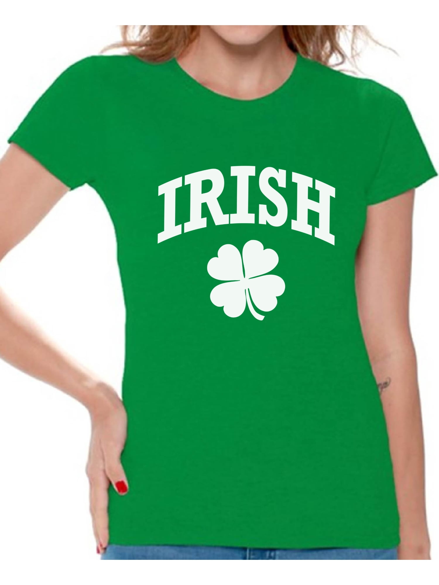 Awkward Styles Four Leaf Clover St Patrick's Day Shirt Womens St ...