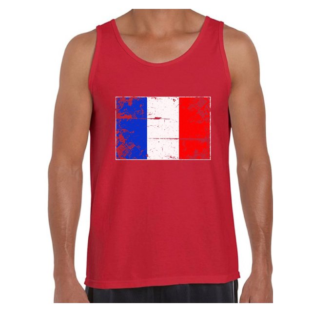 Awkward Styles France Flag Tank Top for Men French Tanks French Men ...