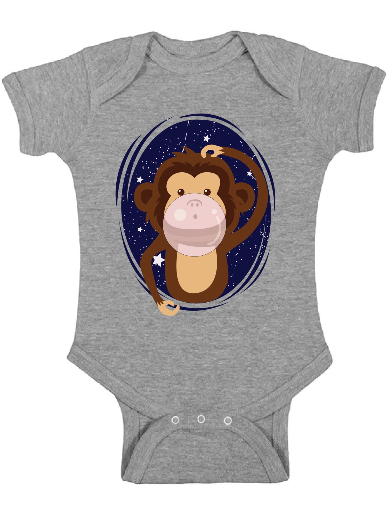 Awkward Styles Funny Monkey Baby Bodysuit Short Sleeve Baby Shower ...