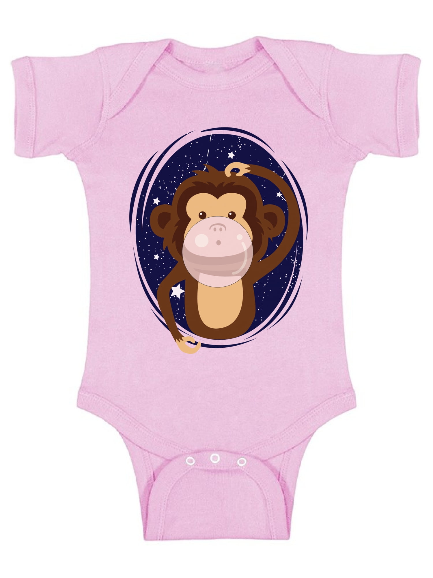 Awkward Styles Funny Monkey Baby Bodysuit Short Sleeve Baby Shower ...