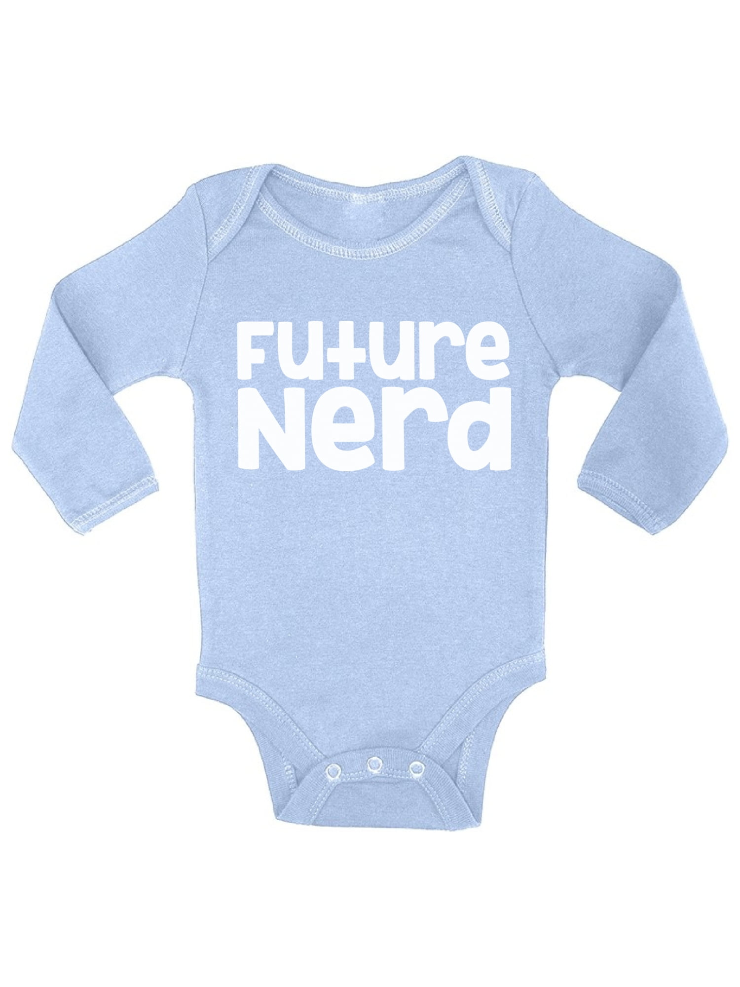 Awkward Styles Future One Piece Nerd Baby Clothes Funny Nerd Bodysuit ...