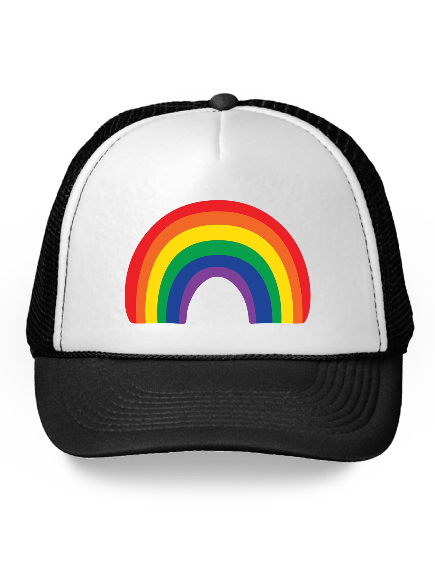 Awkward Styles Gay Rainbow Hat Lgbt Trucker Hat Rainbow LGBT Hat ...