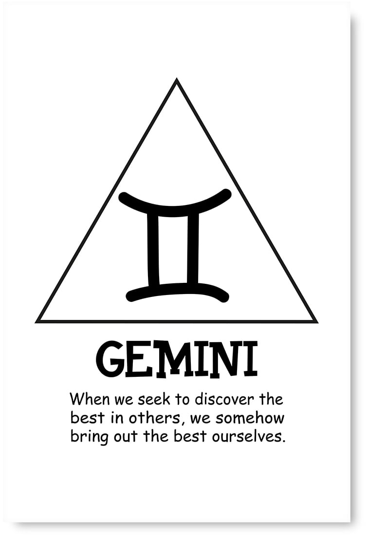 Awkward Styles Gemini Zodiac Sign Gemini Canvas Astrology Zodiac Sign ...