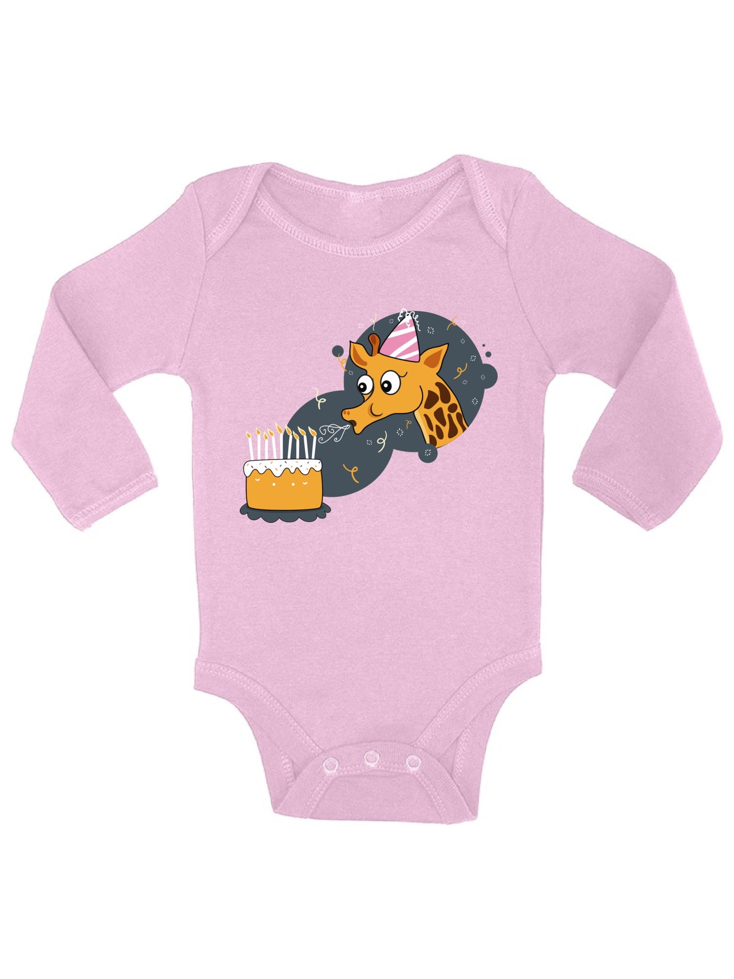 Awkward Styles Giraffe Birthday Baby Bodysuit Long Sleeve Cute Baby ...