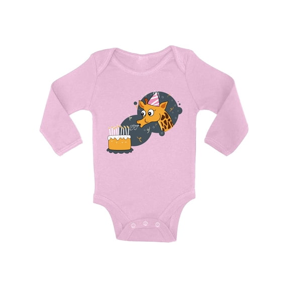 Awkward Styles Giraffe Birthday Baby Bodysuit Long Sleeve Cute Baby ...