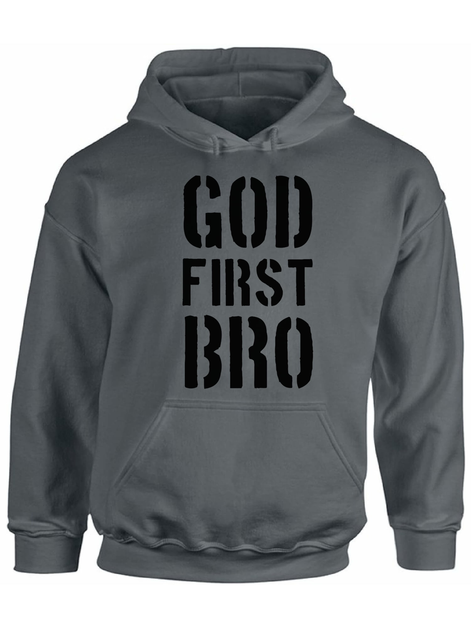Awkward Styles God First Bro Unisex Hoodie Christian Hoodie for Him ...