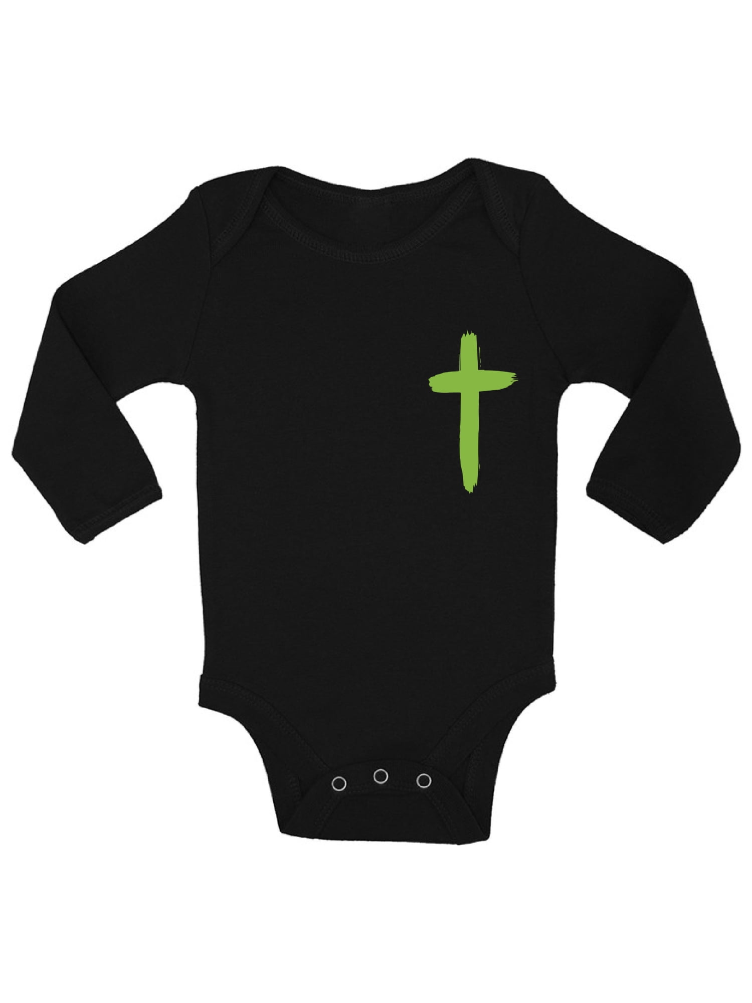 Awkward Styles Green Cross Baby Bodysuit Long Sleeve One Piece for ...