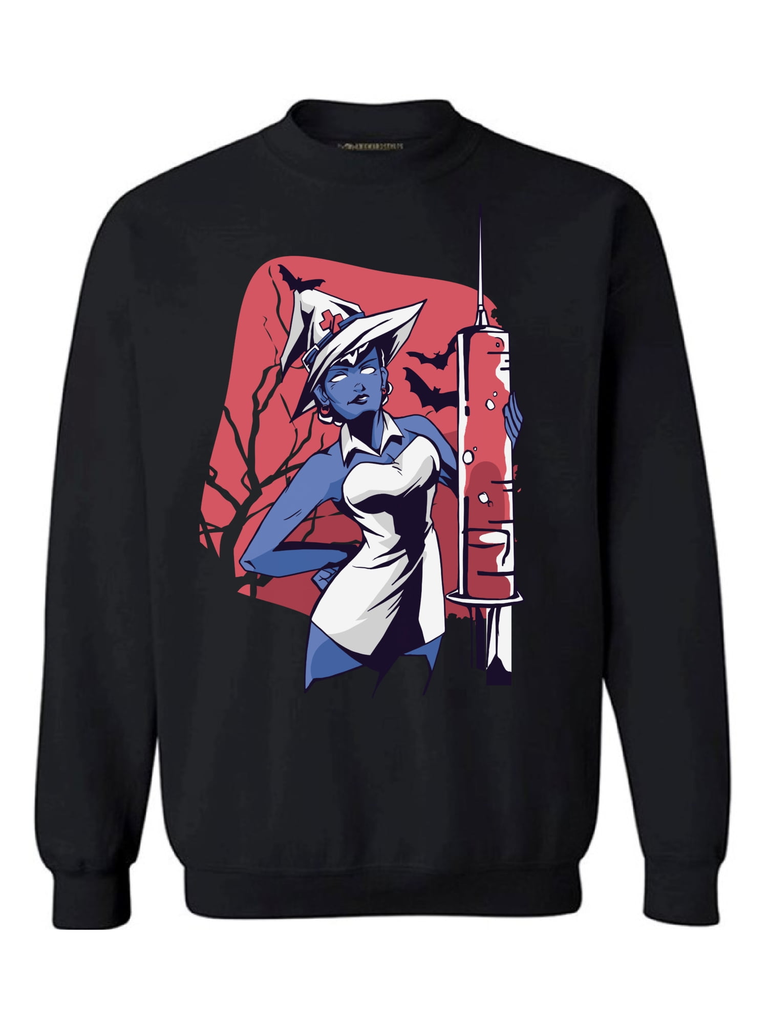 Awkward Styles Halloween Crewneck Top Witch Nurse Sweatshirts - Walmart.com