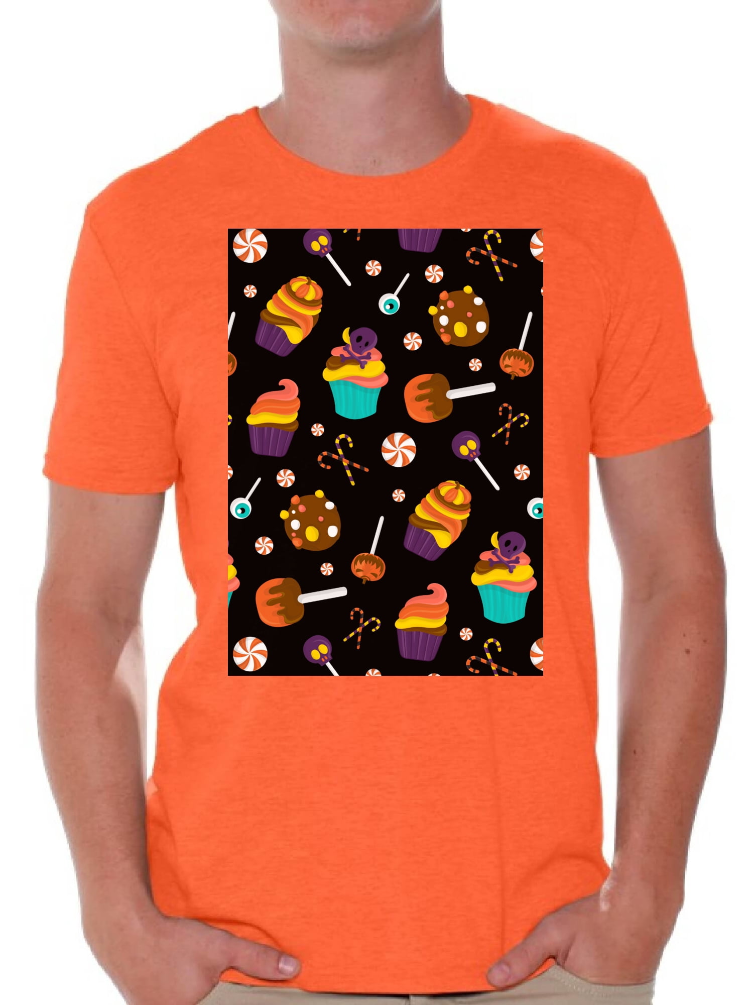 Awkward Styles Halloween T-Shirt Sweet Candies Shirts for Men - Walmart.com